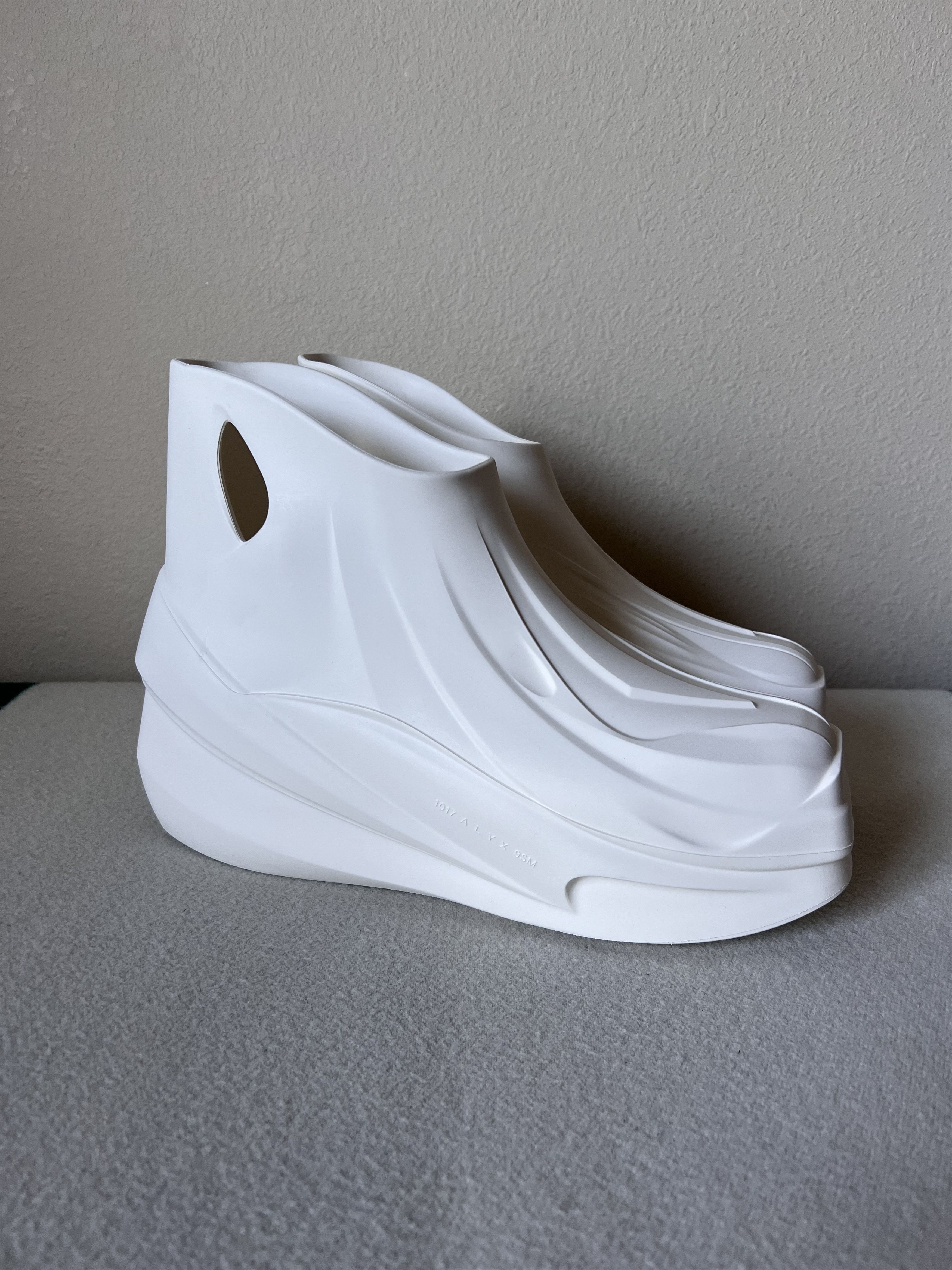 1017 ALYX 9SM 1017 Alyx 9SM Rubber Mono Boot in Off White | Grailed