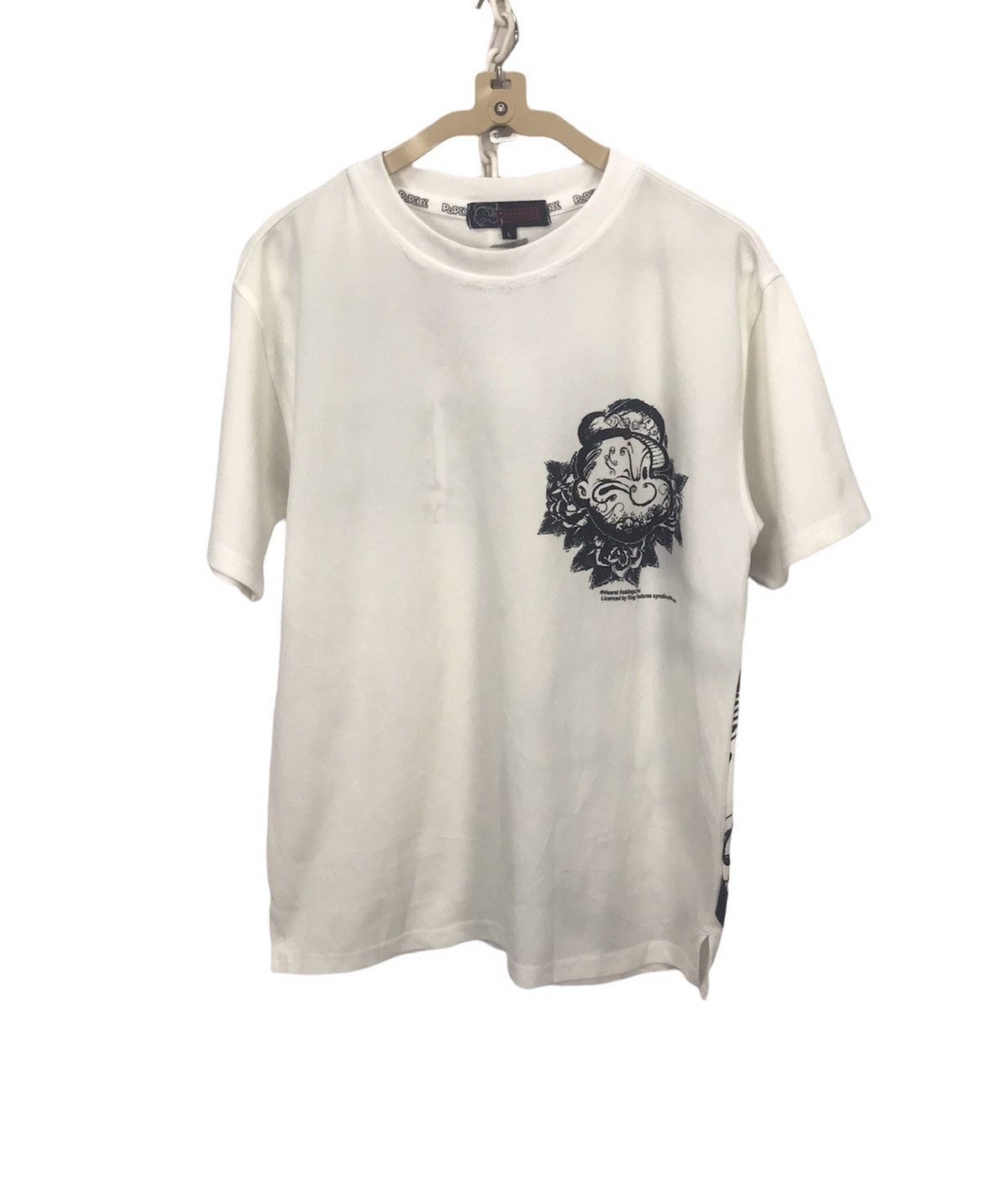 Cartoon Network Popeye printed jersey tshirt | Grailed