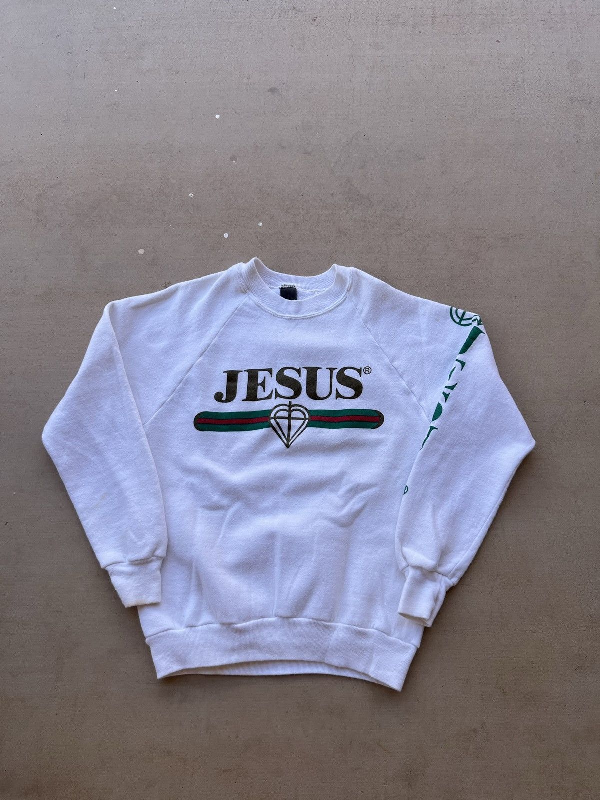 Vintage Vintage 80’s Jesus Gucci Sweater | Grailed