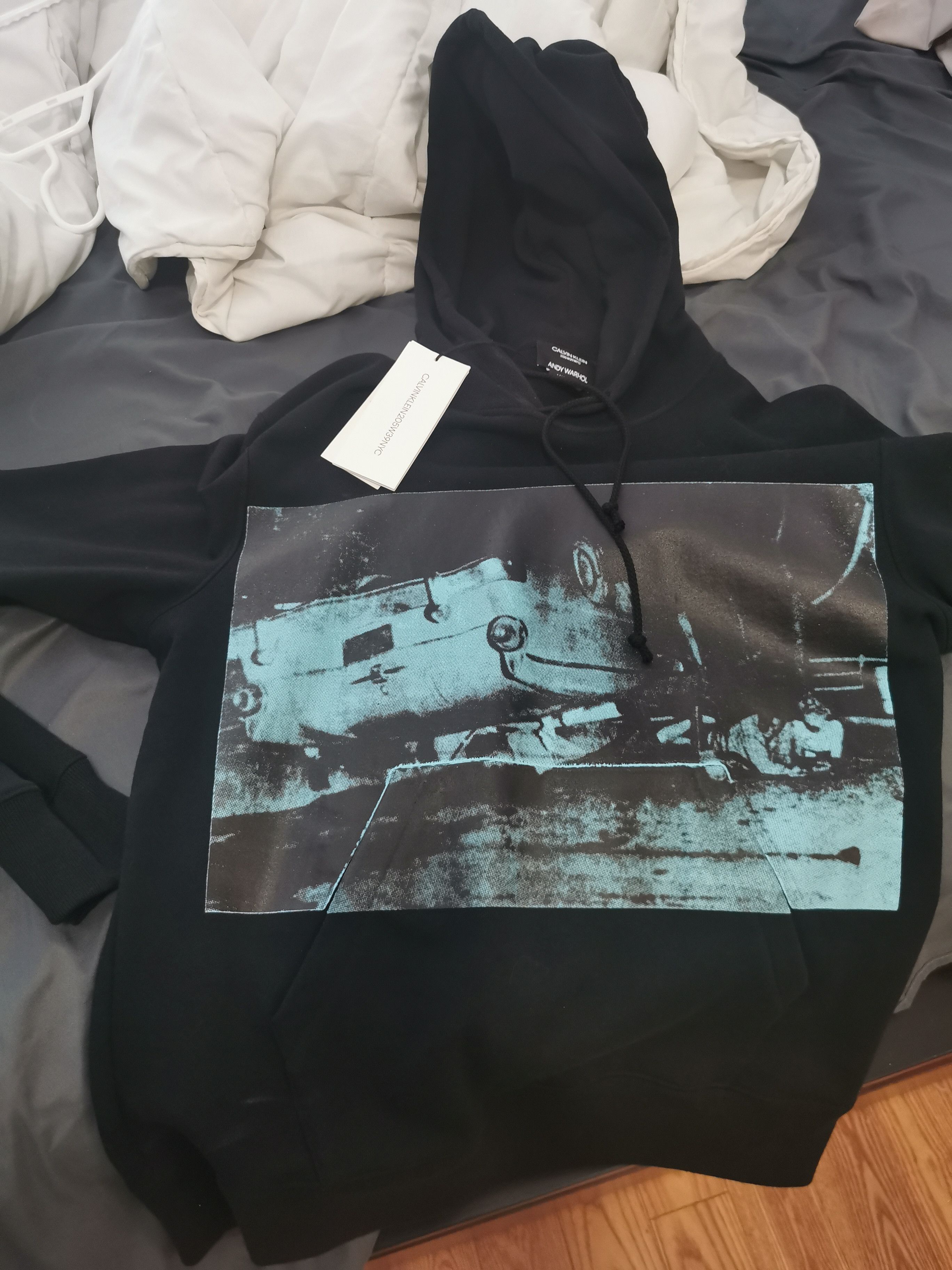 Andy Warhol × Calvin Klein 205W39NYC × Raf Simons Andy Warhol car crash ...