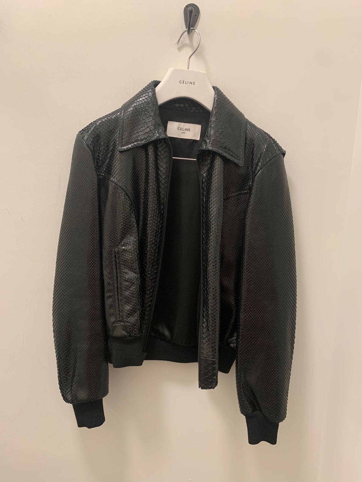Celine Python Balloon Blouson Jacket | Grailed