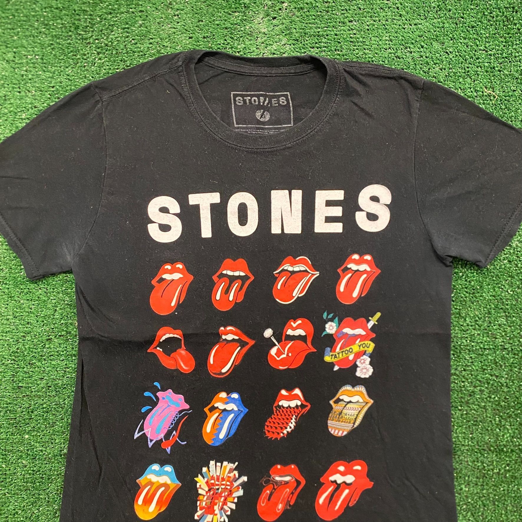Vintage Vintage Rolling Stones No Filter Lips Rock Band T-Shirt | Grailed