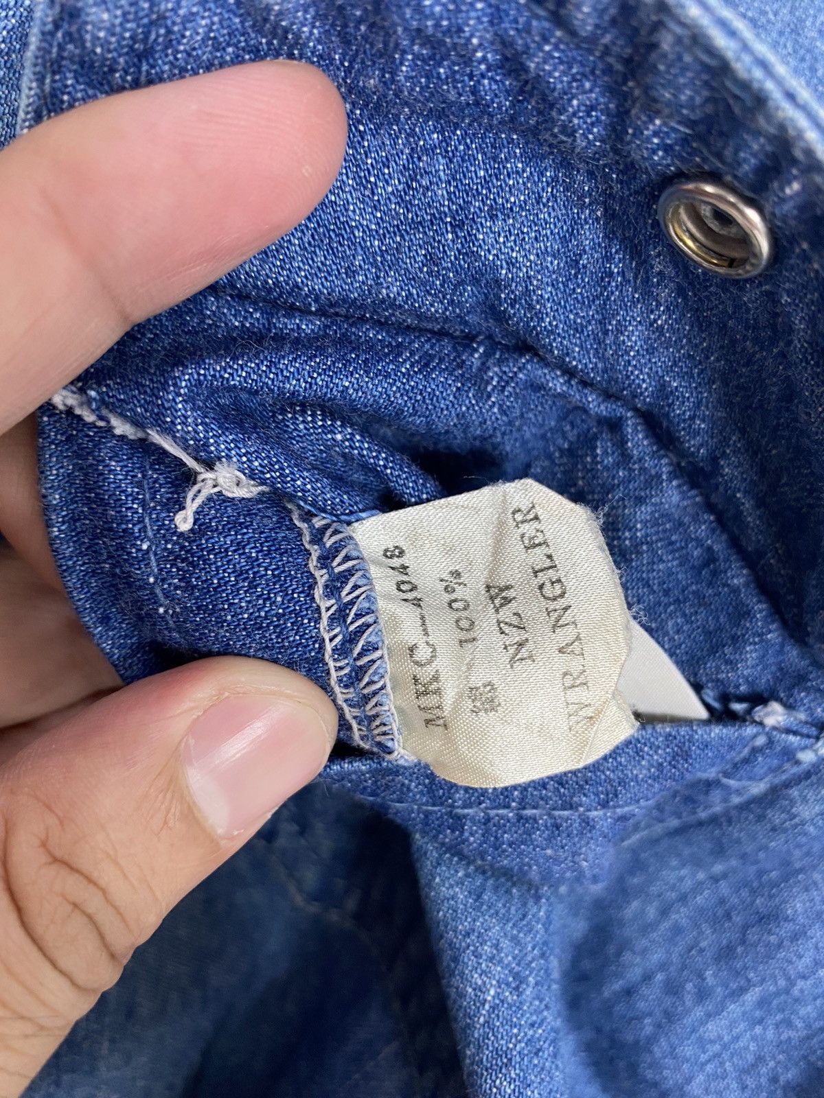 Wrangler Rare‼️ Vintage Wrangler Snap Button Denim Trucker Jacket | Grailed