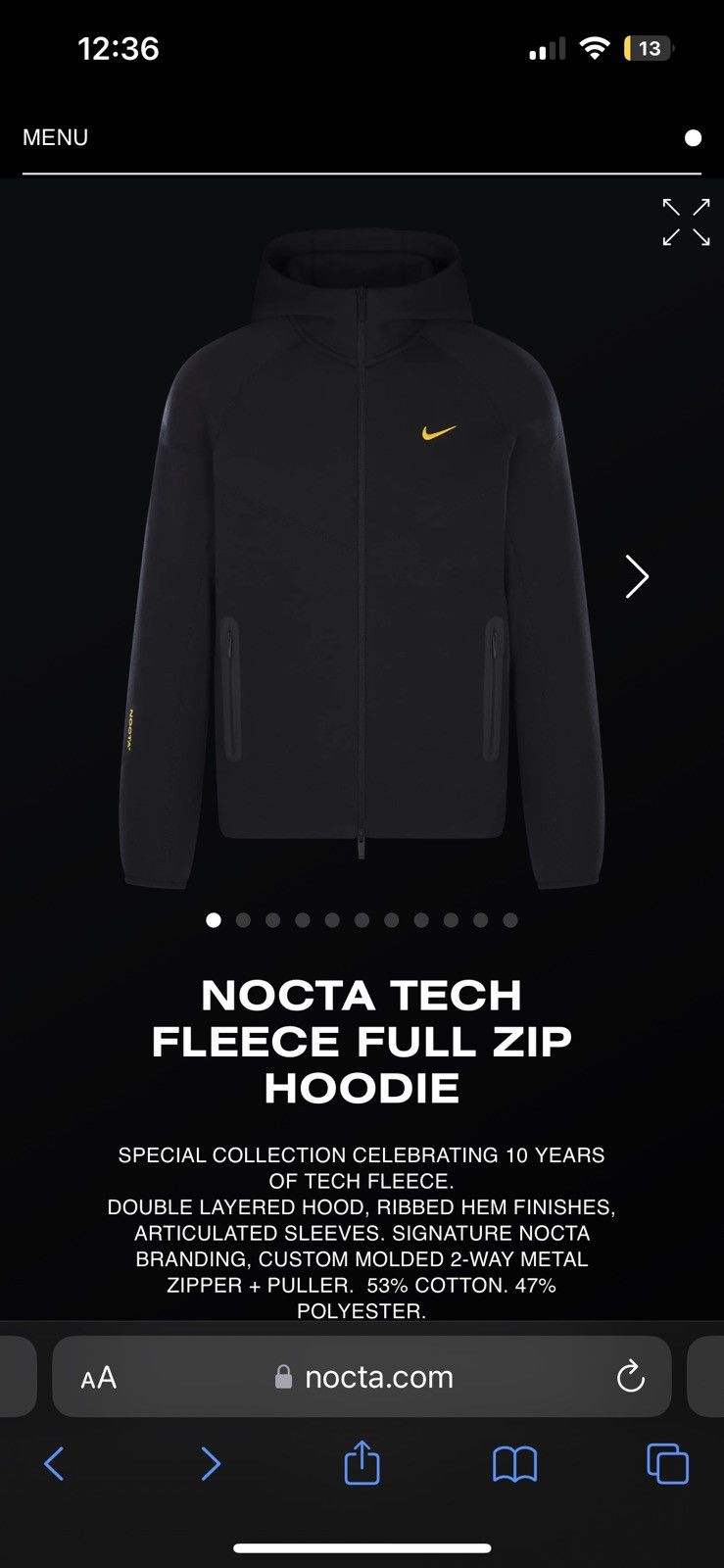 Drake × Nike × Nike ACG Nike Nocta Tech Fleece | Grailed