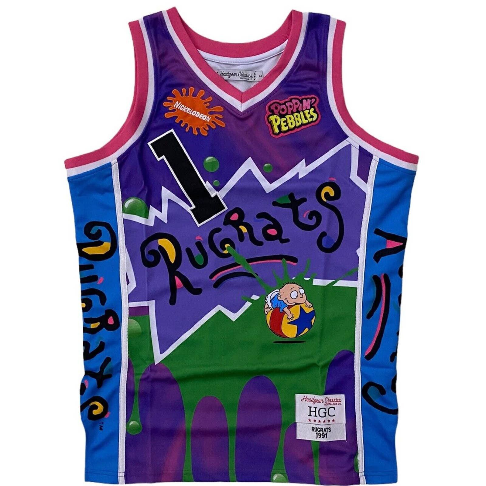 Generic Rugrats Nickelodeon Men's Headgear Classics Reptar Jersey | Grailed