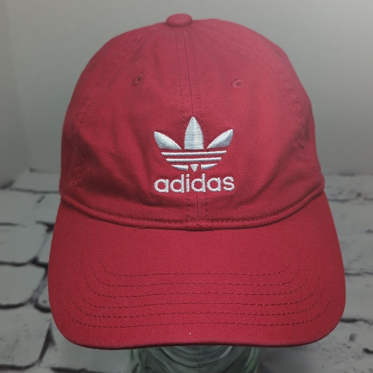 Adidas Adidas Red Logo Hat Adjustable Ball Cap | Grailed