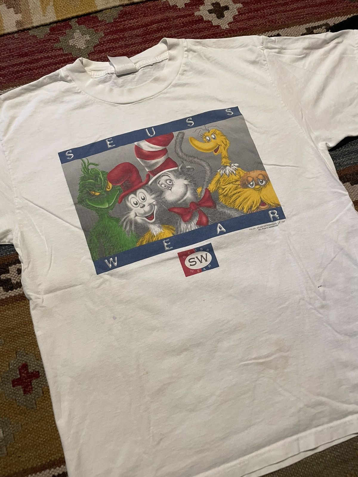 Vintage Vintage dr seuss graphic tee cat in the hat green eggs ham ...