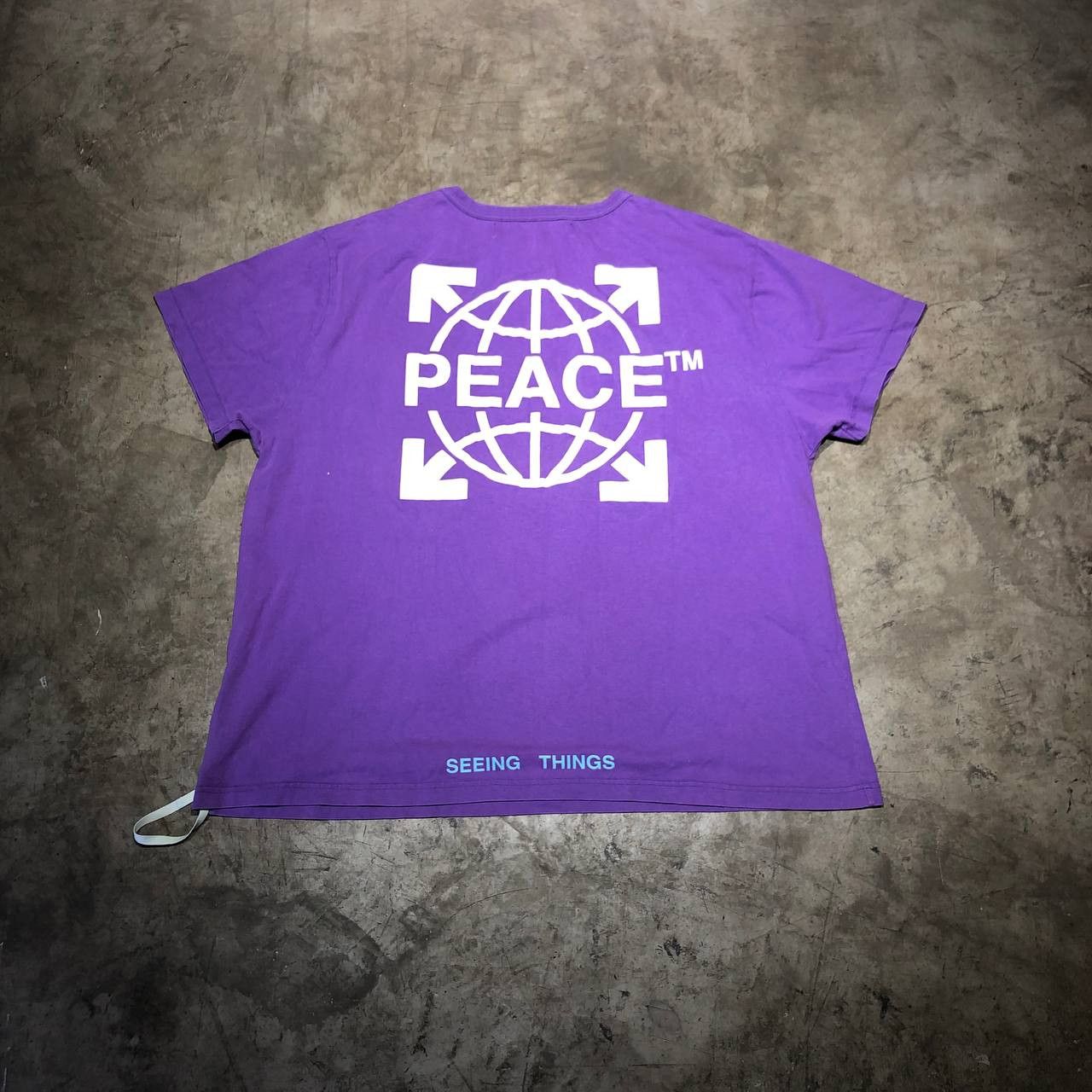 Off-White Off-White Peace Seeing Things Exclusive arrows tee | Grailed