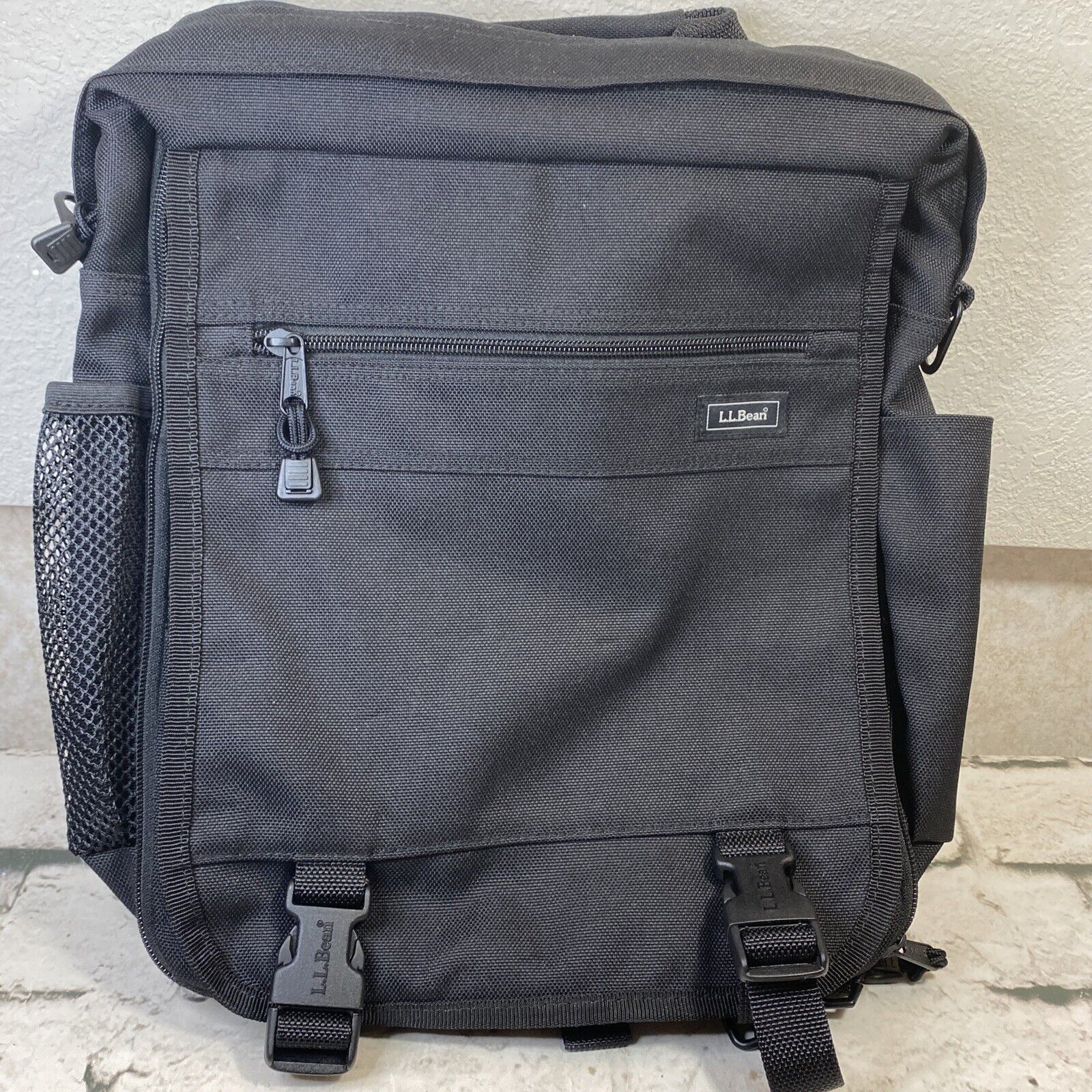 Vintage L L Bean Backpack Book Bag Carry Tote Mens Gray | Grailed