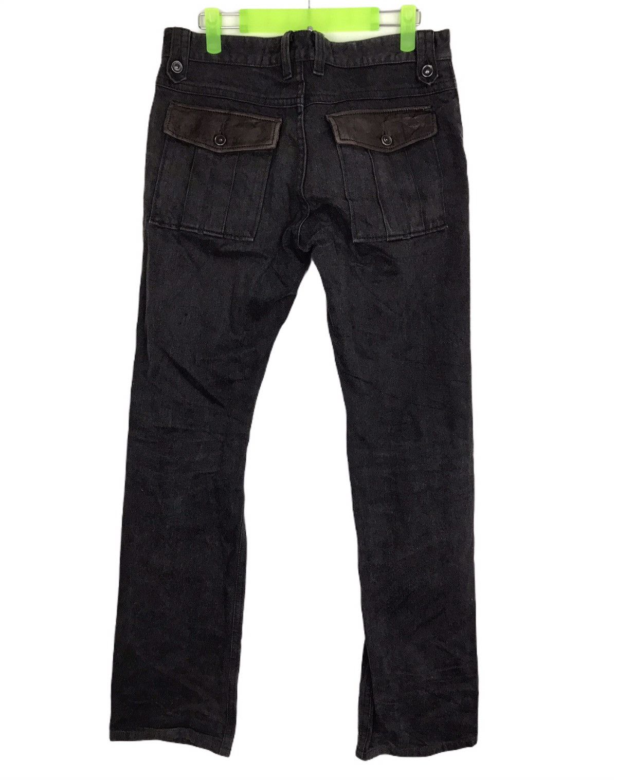 Distressed Denim Comme Ca Men Denim Cross Button Inspired Chrome Hearts | Grailed