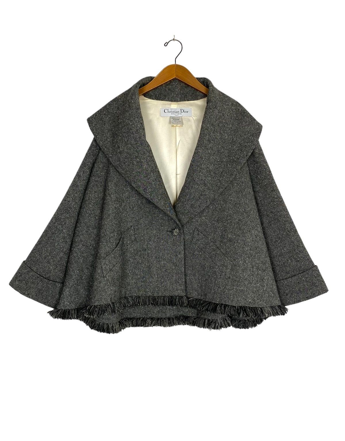 Dior FINAL DROP Vtg 90s Christian Dior Paris Cape Wool & Cashmere | Grailed
