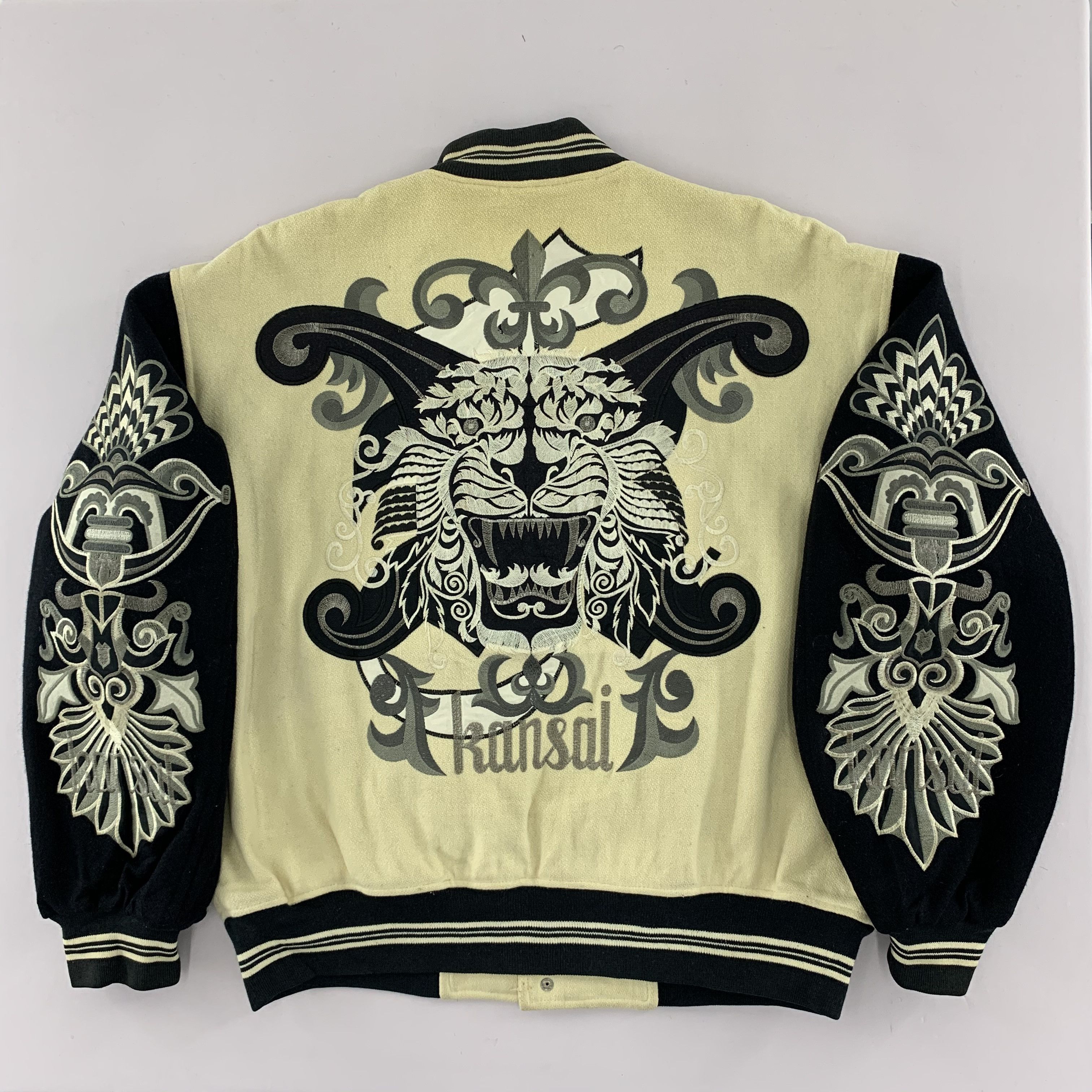 Kansai Yamamoto × Varsity Jacket × Vintage Kansai Man Varsity / Bomber ...