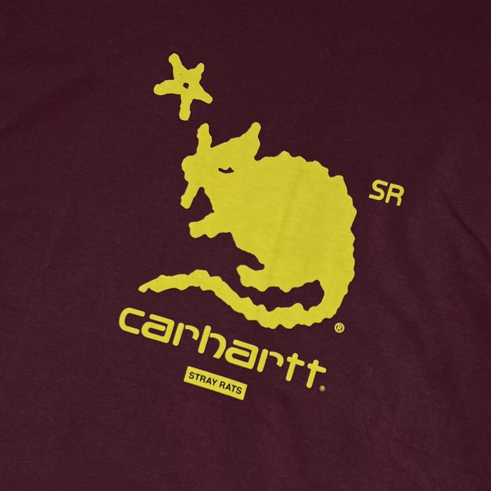 Stray Rats STRAY RATS X CARHARTT WIP WONGKY RATS LOGO TEE - MEDIUM ...