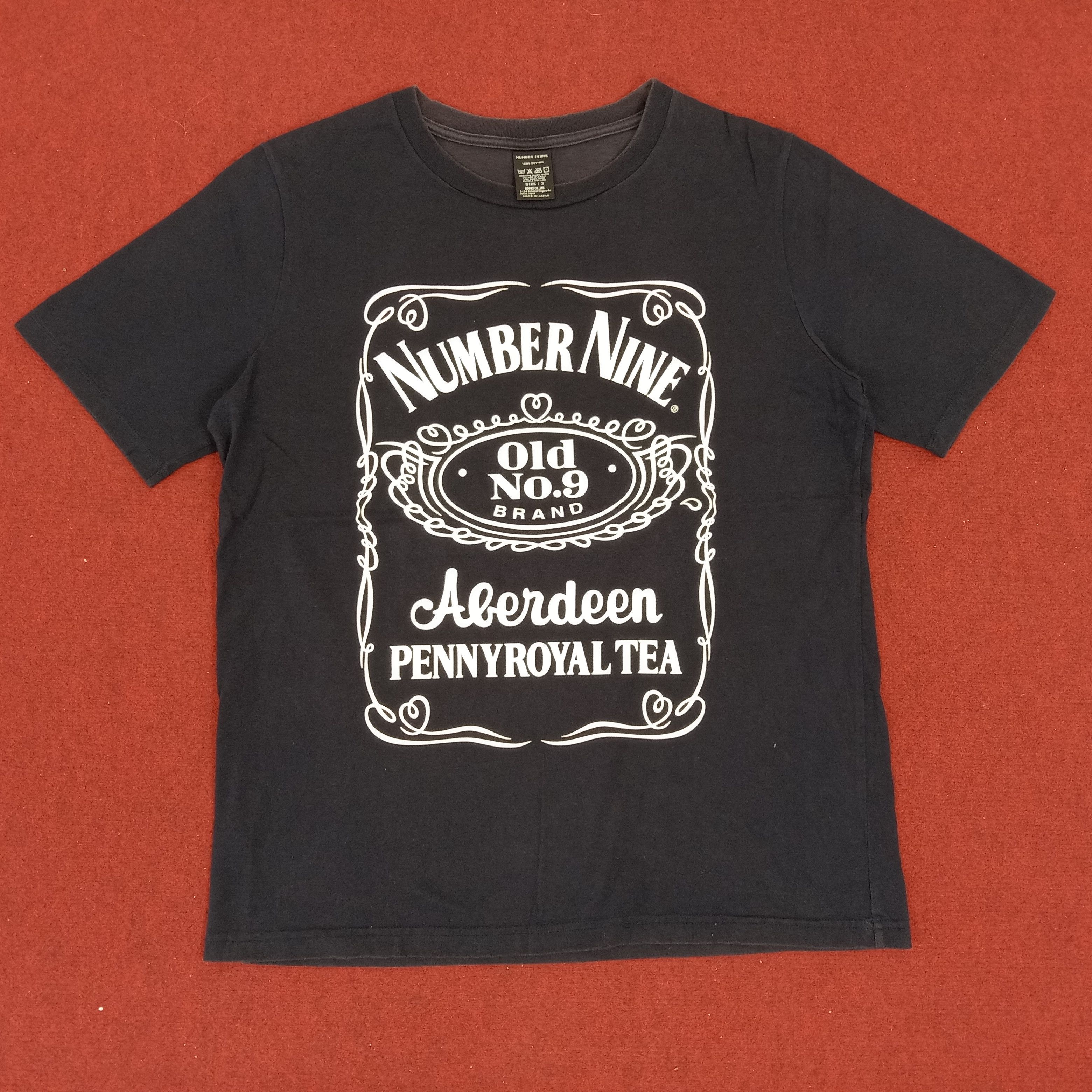 Vintage Number Nine Japanese Brand Streetwear Box Design Tshirt | Grailed