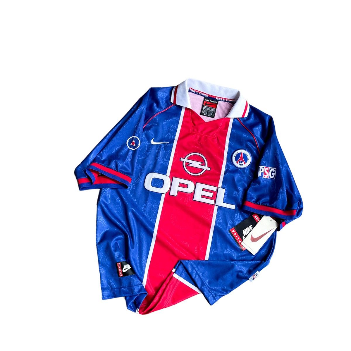 Streetwear × Vintage Rare VTG PSG X Nike Premier Home Kit 1996-97s ...