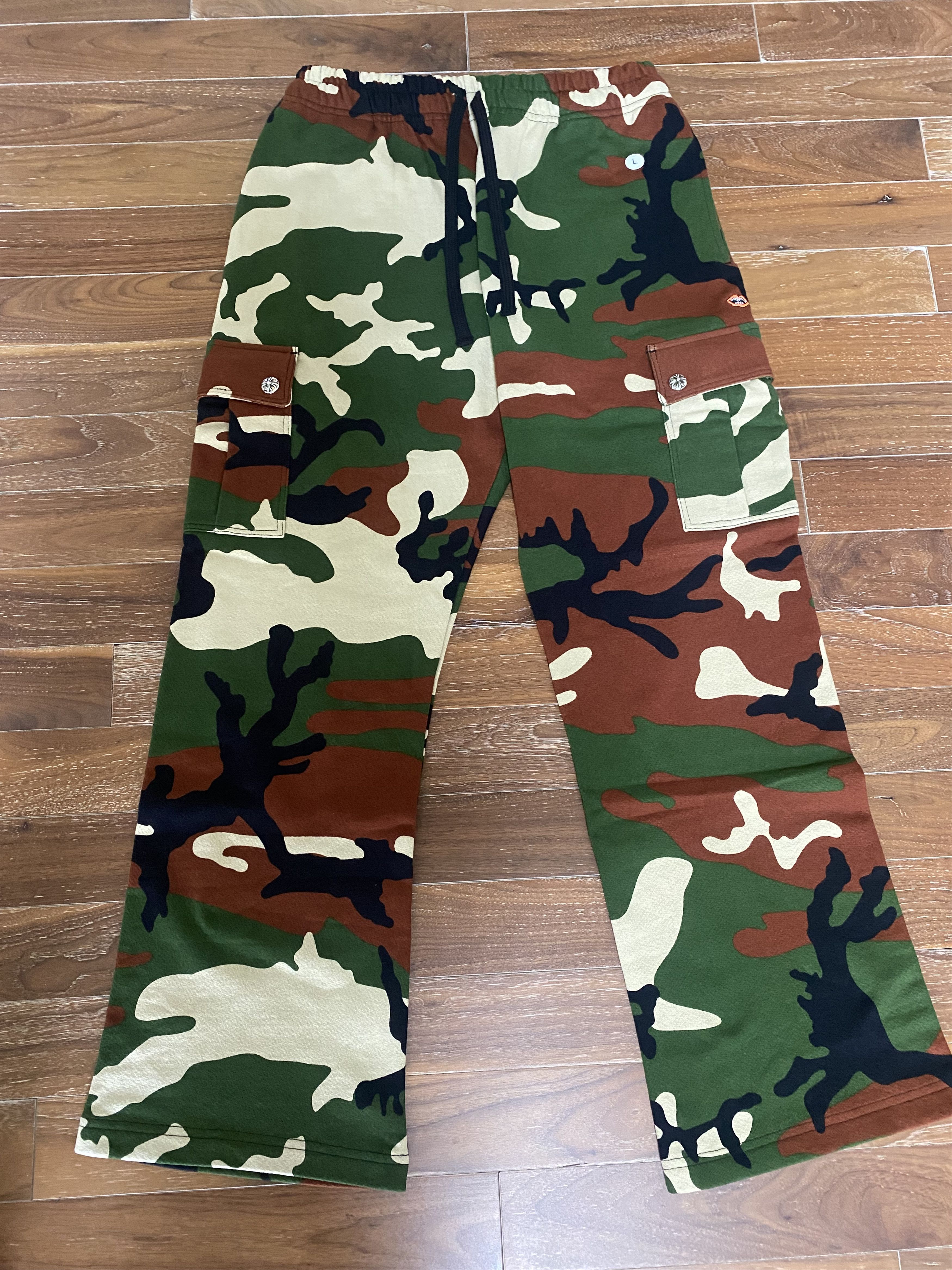 Chrome Hearts Matty Boy Caution Cargo Sweatpants | Grailed