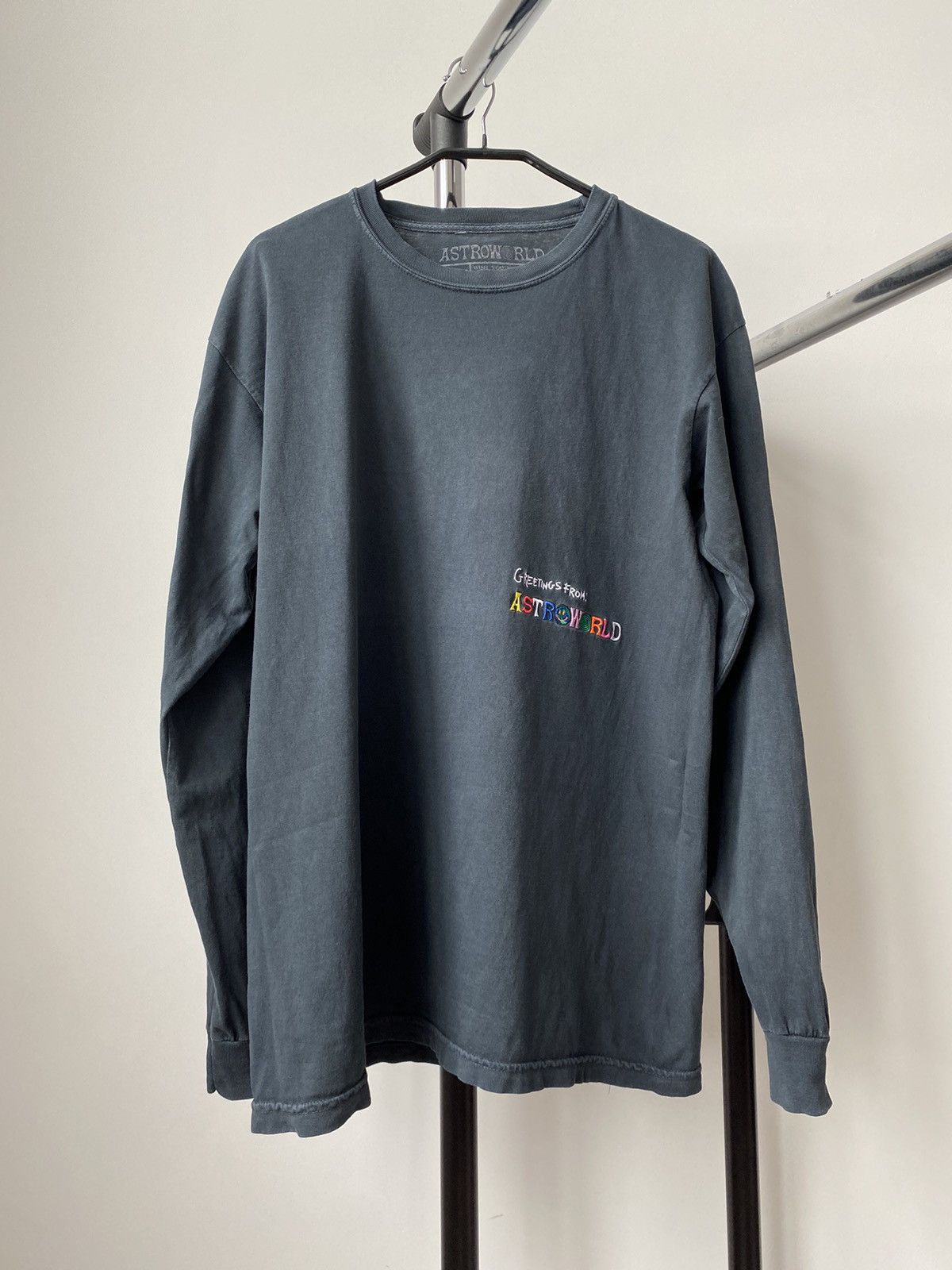 Travis Scott Travis Scott Astroworld Wish You Were Here Faded Merch Tee ...