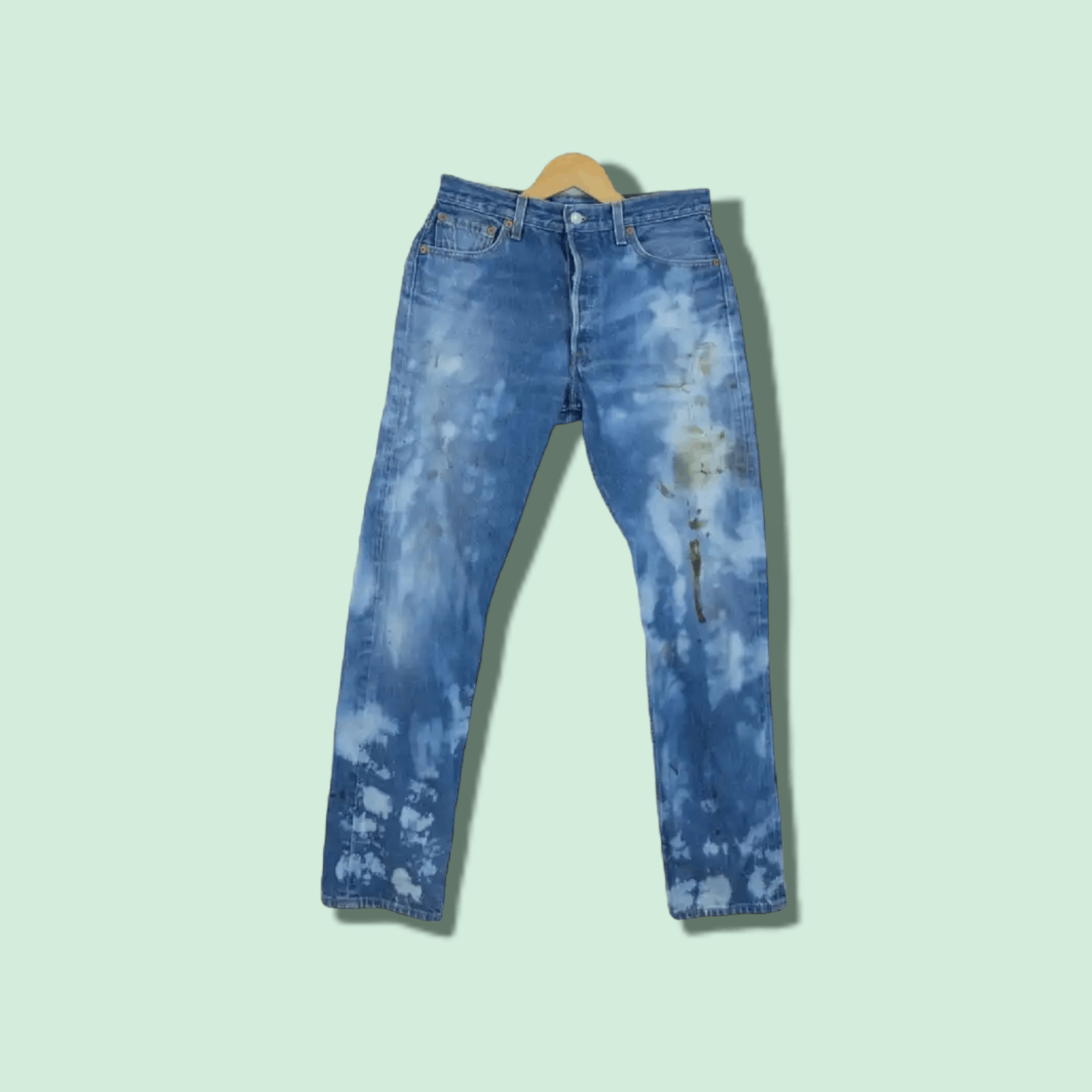 Levi's LEVI'S Acid Wash Paint Splatter Denim Jeans Pant | Grailed