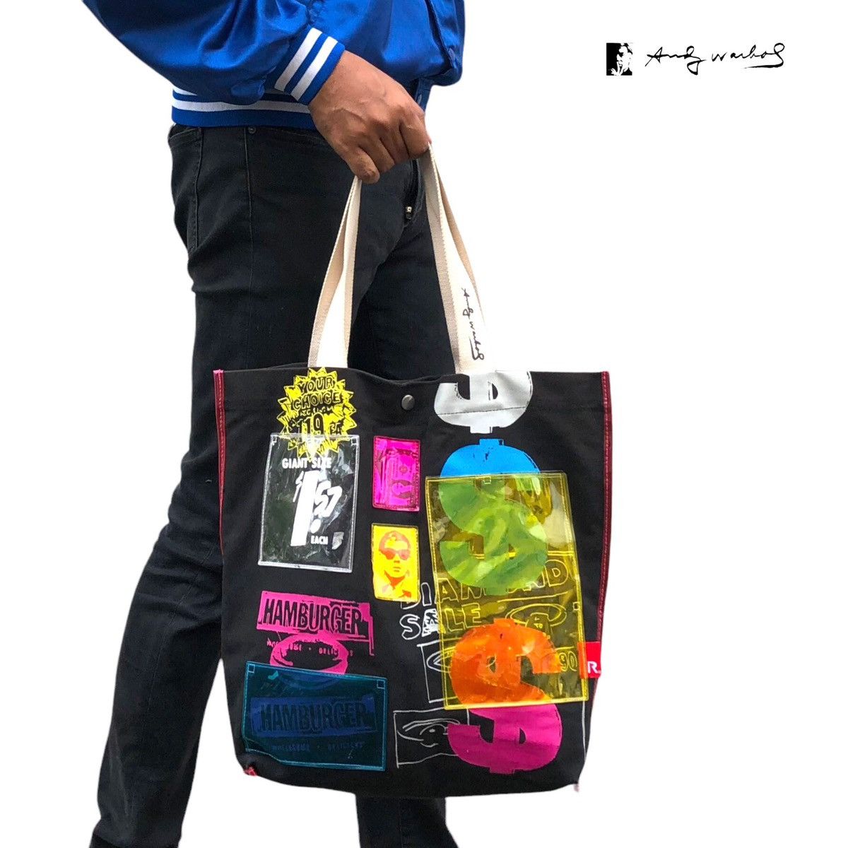 Andy Warhol ROOTOTE Collaboration Andy Warhol Pop Art Tote Bag | Grailed