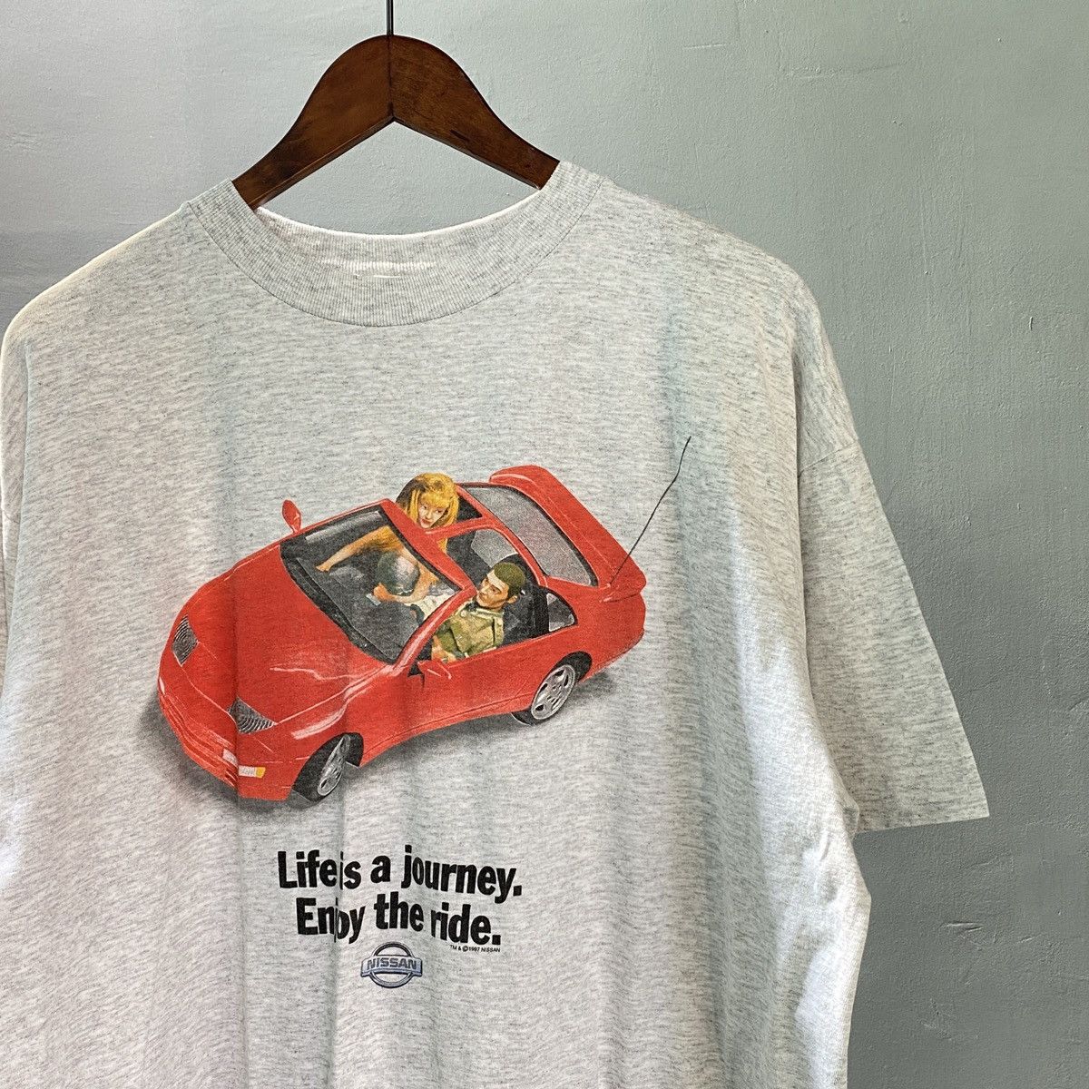 Vintage Vintage Nissan Life Is A Journey Nick And Roxanne Tee | Grailed