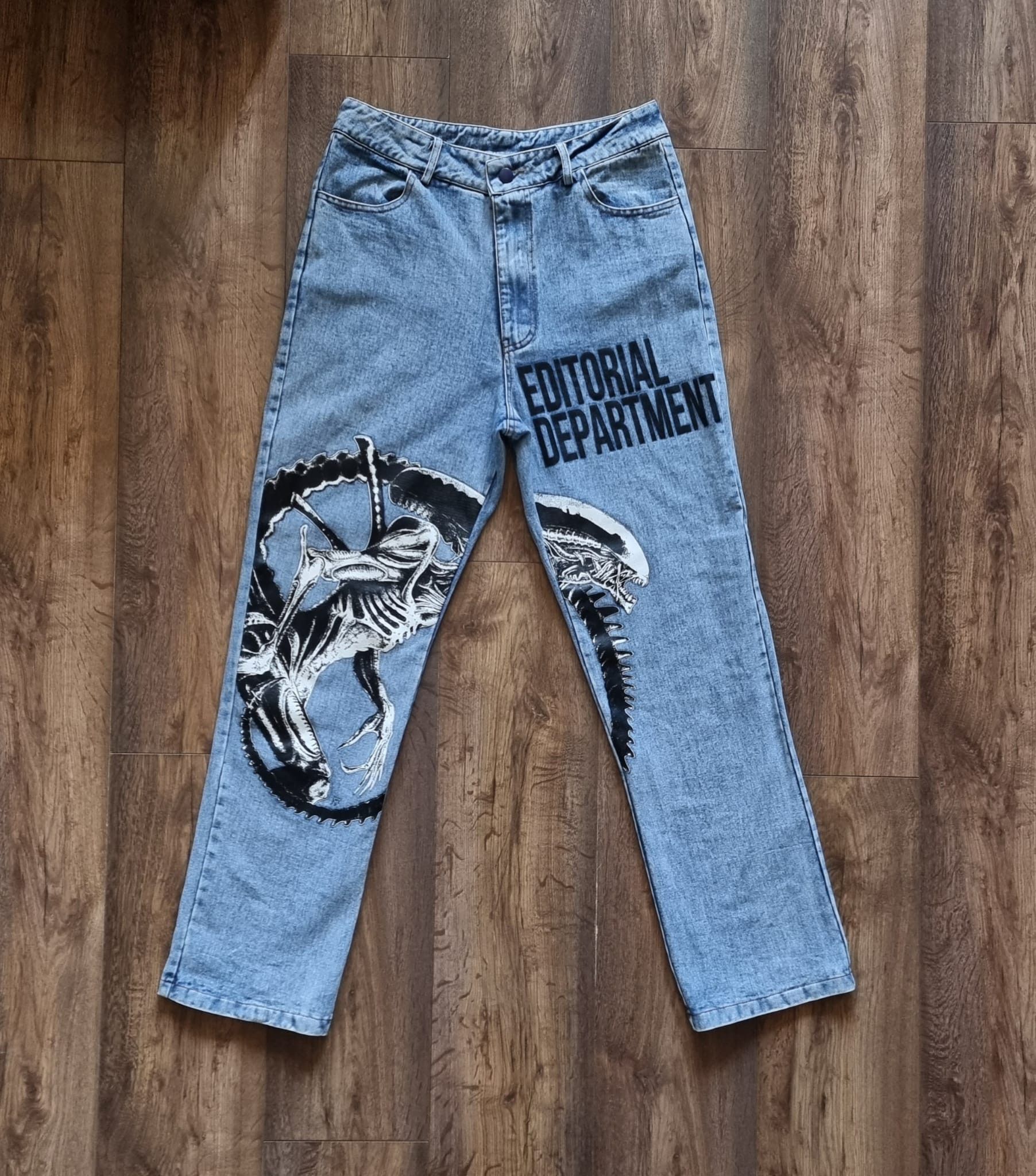 Vintage Copping Zone alien baggy jeans L fit M womens mens | Grailed