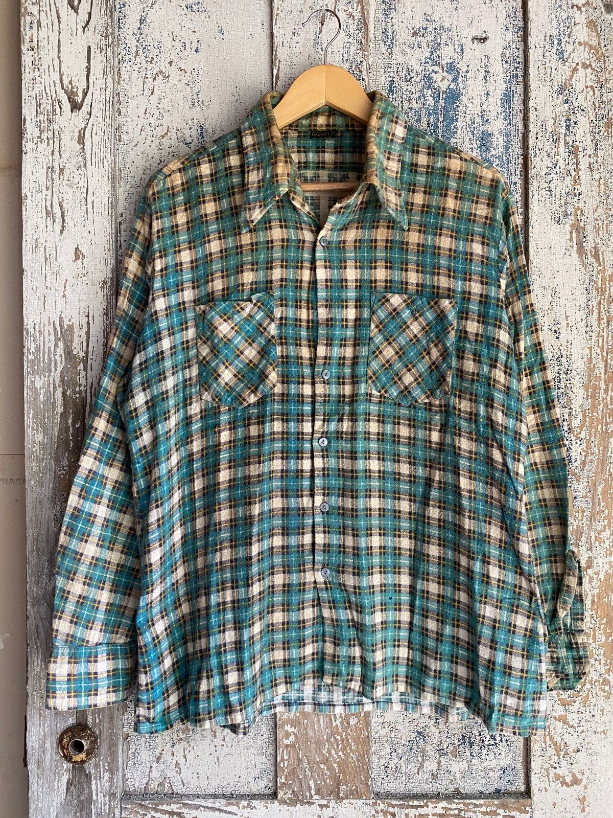 Vintage Vintage 1970s Boxy Cotton Flannel | L | Grailed