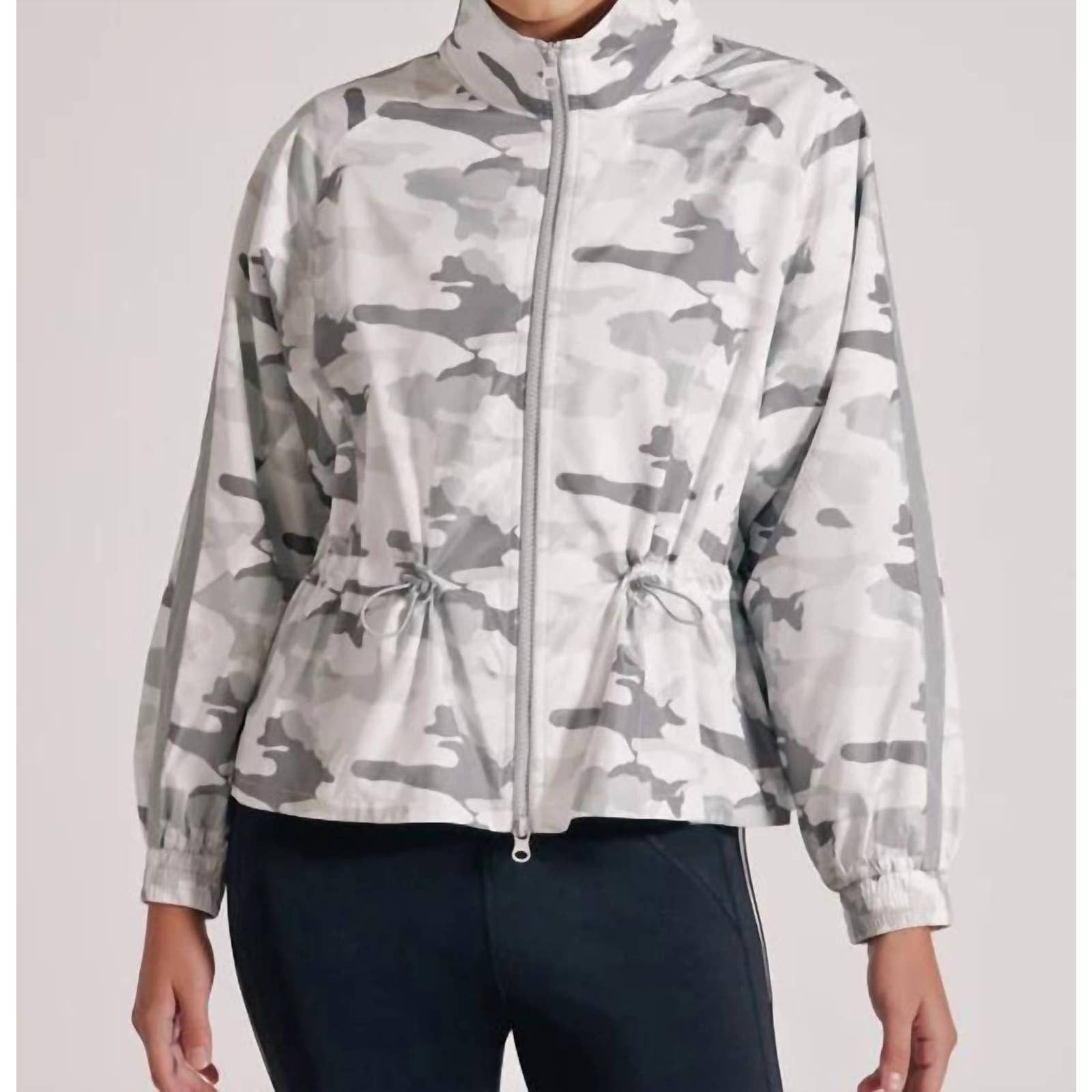 Blanc Noir Tempest Peplum Jacket In White Camo | Grailed