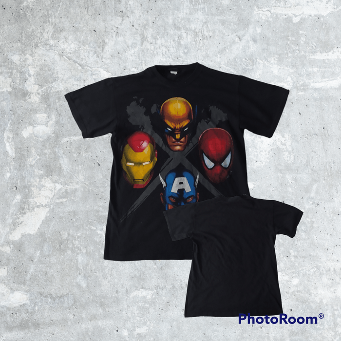 Marvel Comics MARVEL MAD ENGINE TEE WOLVERINE SPIDERMAN CAPTAIN AMERICA ... Marvel Comics MARVEL MAD ENGINE TEE WOLVERINE SPIDERMAN CAPTAIN AMERICA ...