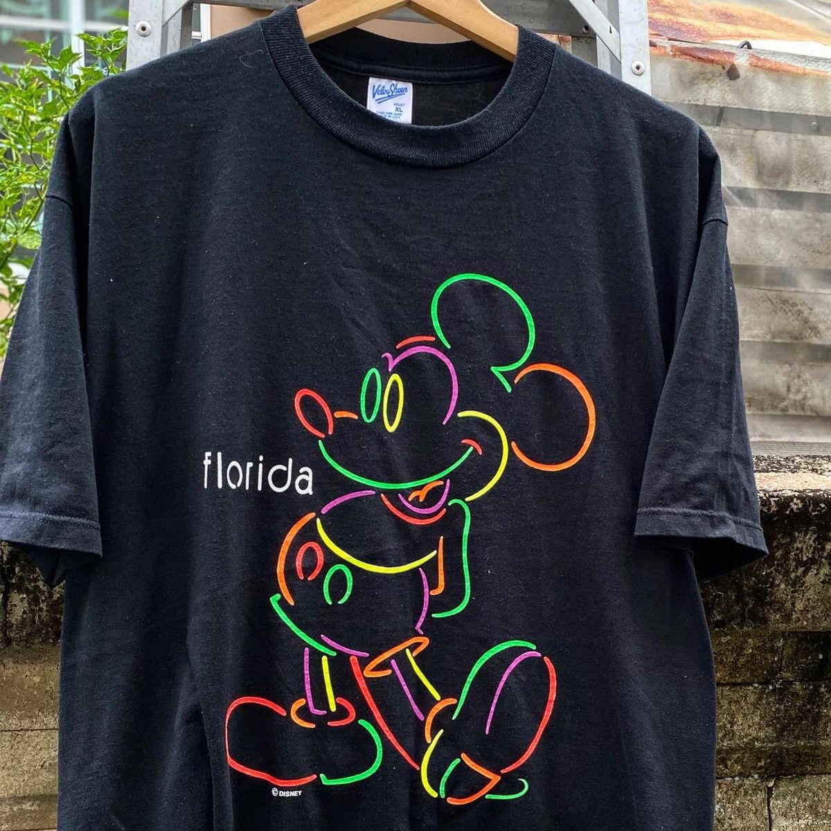 Vintage Vtg.90s Mickey Mouse Neon - Florida | Grailed