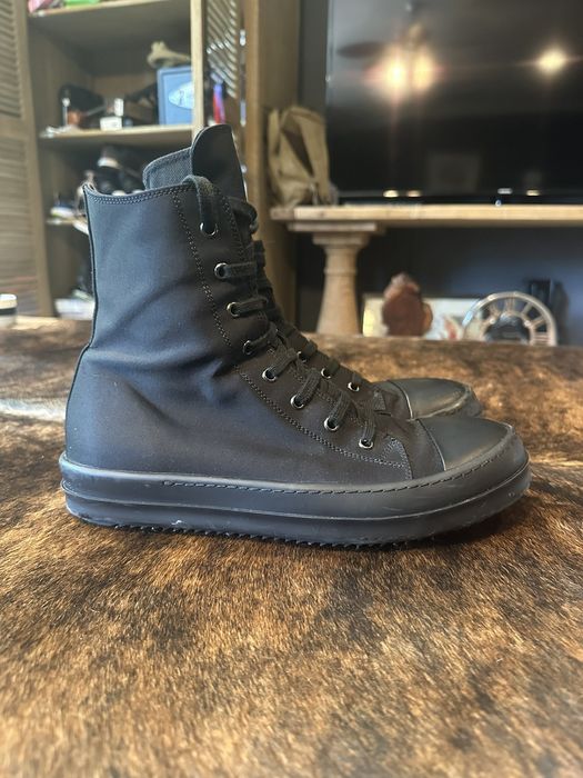 Rick Owens Rick Owens DRKSHDW all black ramones | Grailed