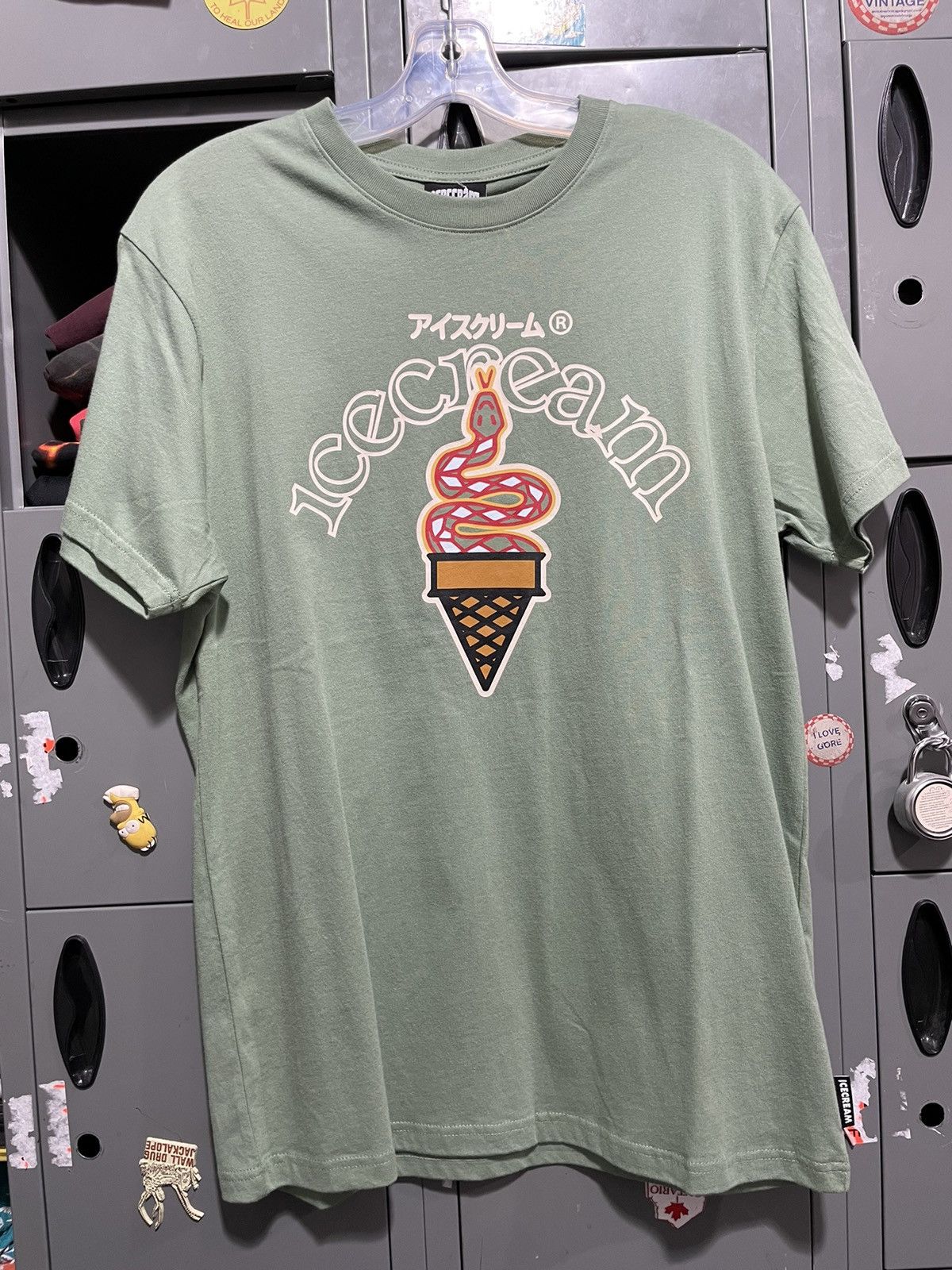 Vintage Snake cone graphic tee Japanese text logo | Grailed