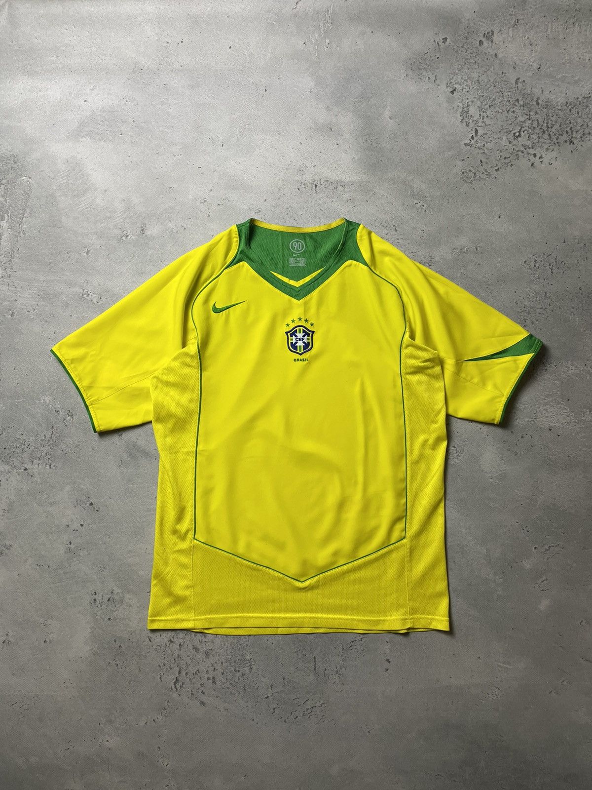 Nike Vintage Nike x Brazil 2004 Home Kit Soccer Jersey RARE | Grailed