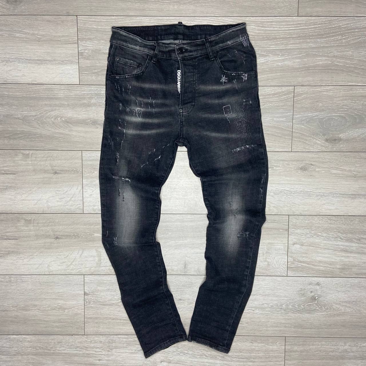 Dsquared2 Dsquared2 Distressed Tidy Biker Jeans Stretch Denim Pants ...