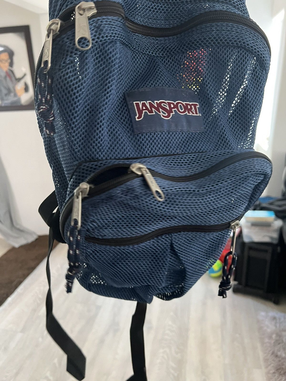 Jansport Mesh back pack | Grailed