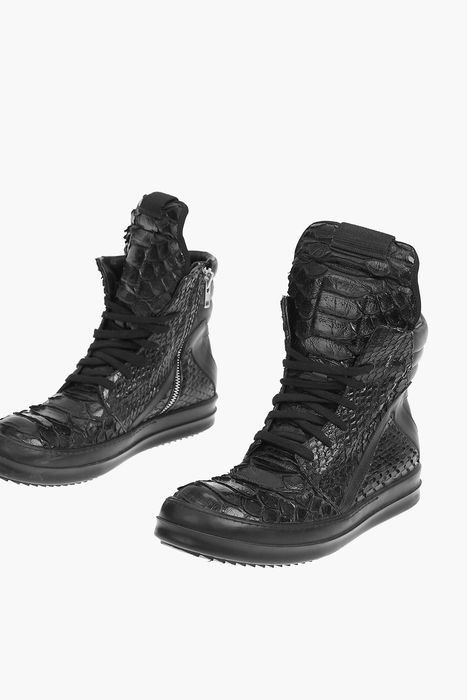 Rick Owens Rick Owens Geobasket Python leather | Grailed