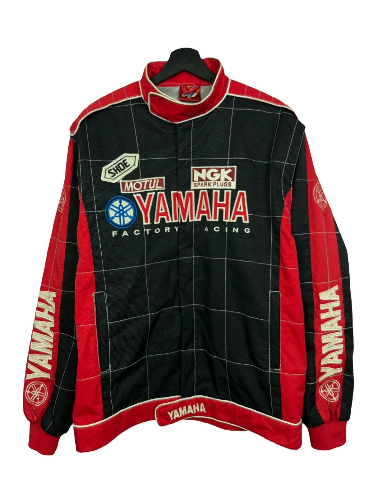 Vintage Vintage Yamaha Racing F1 Jacket Red/Black | Grailed