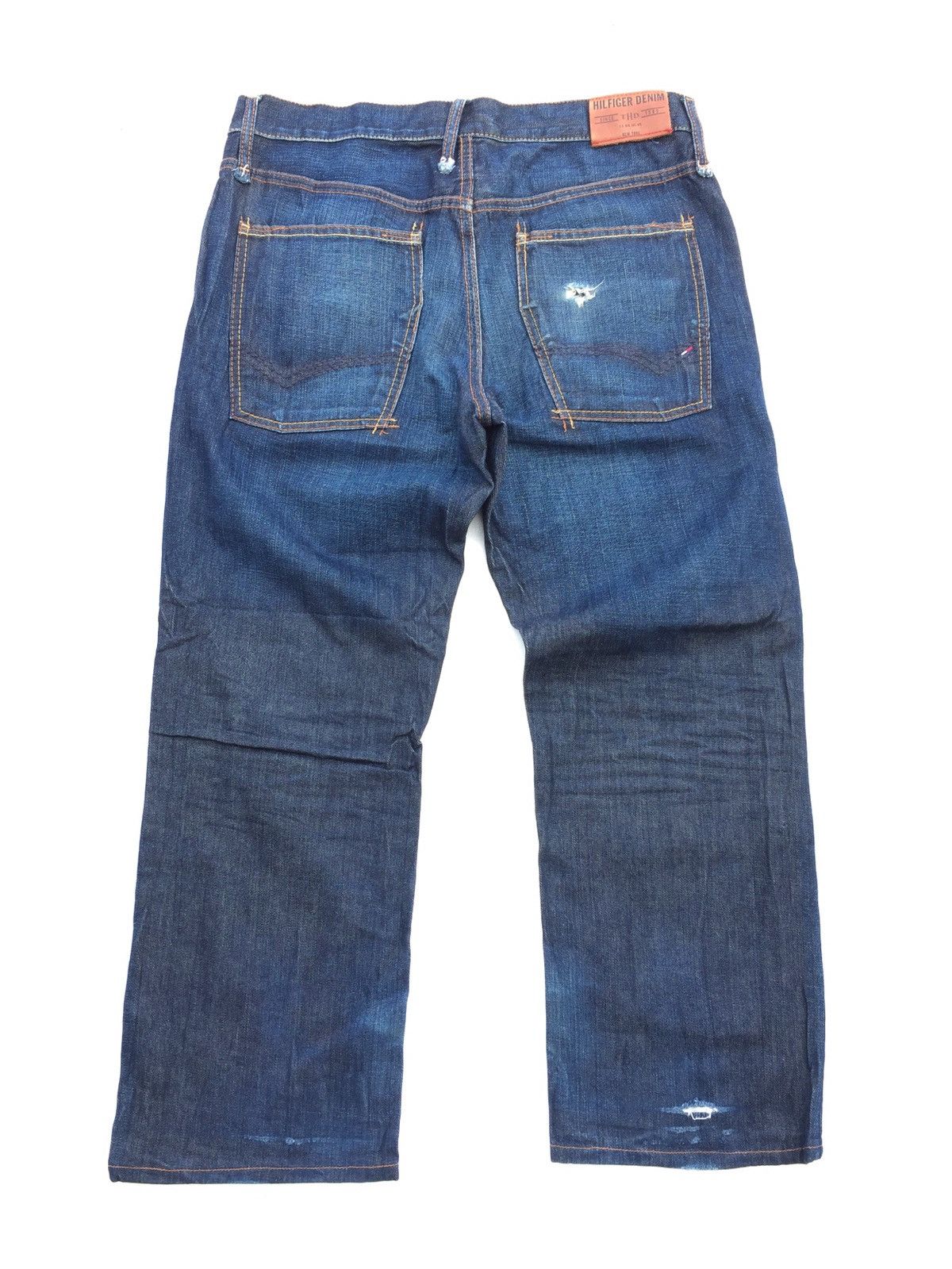 Tommy Hilfiger Tommy Hilfiger Distressed Denim Woody Raw Starched Jeans ...