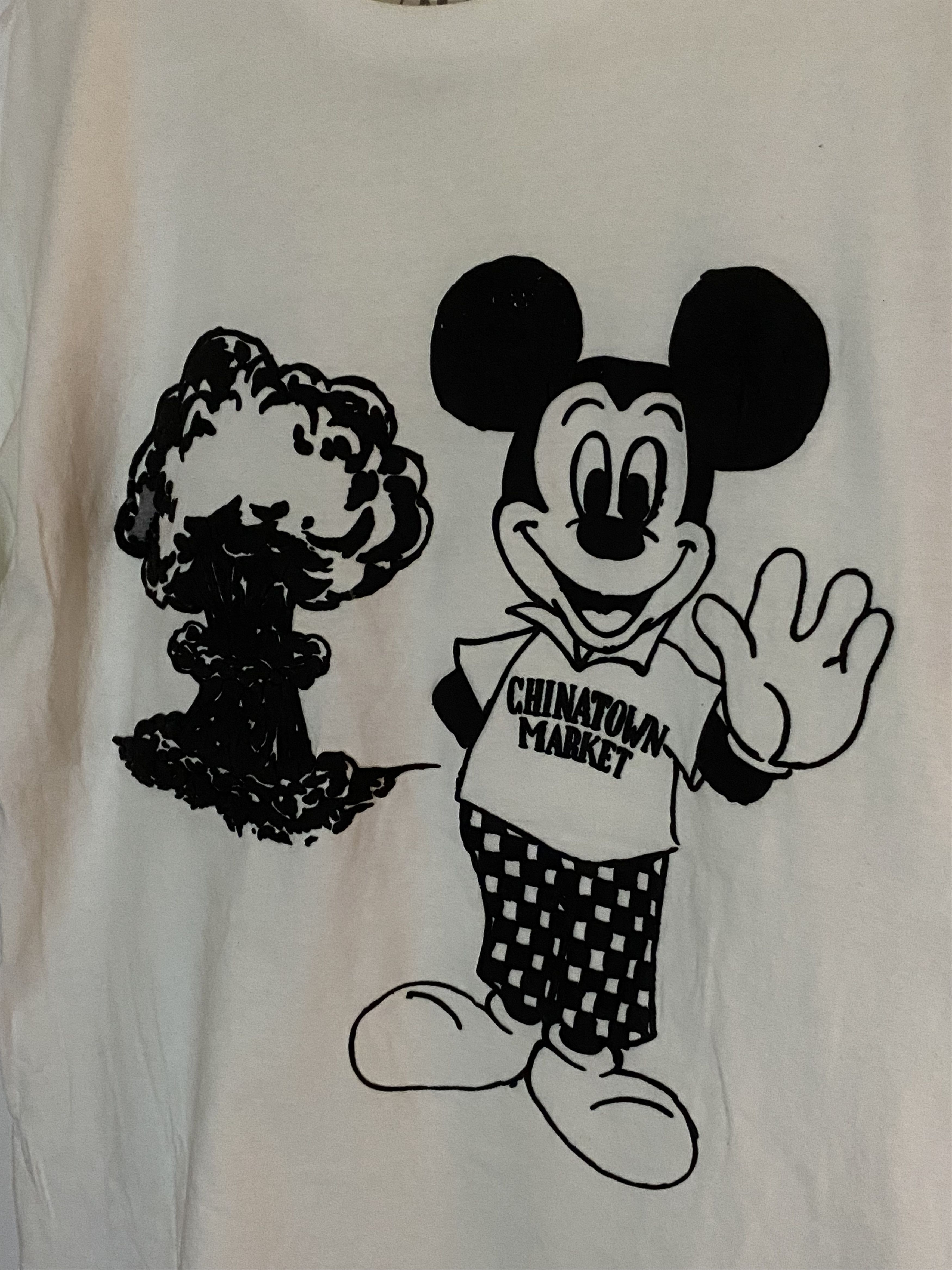 Market RARE Chinatown Market Mickey Mouse Explosion Puff Print Tee ...