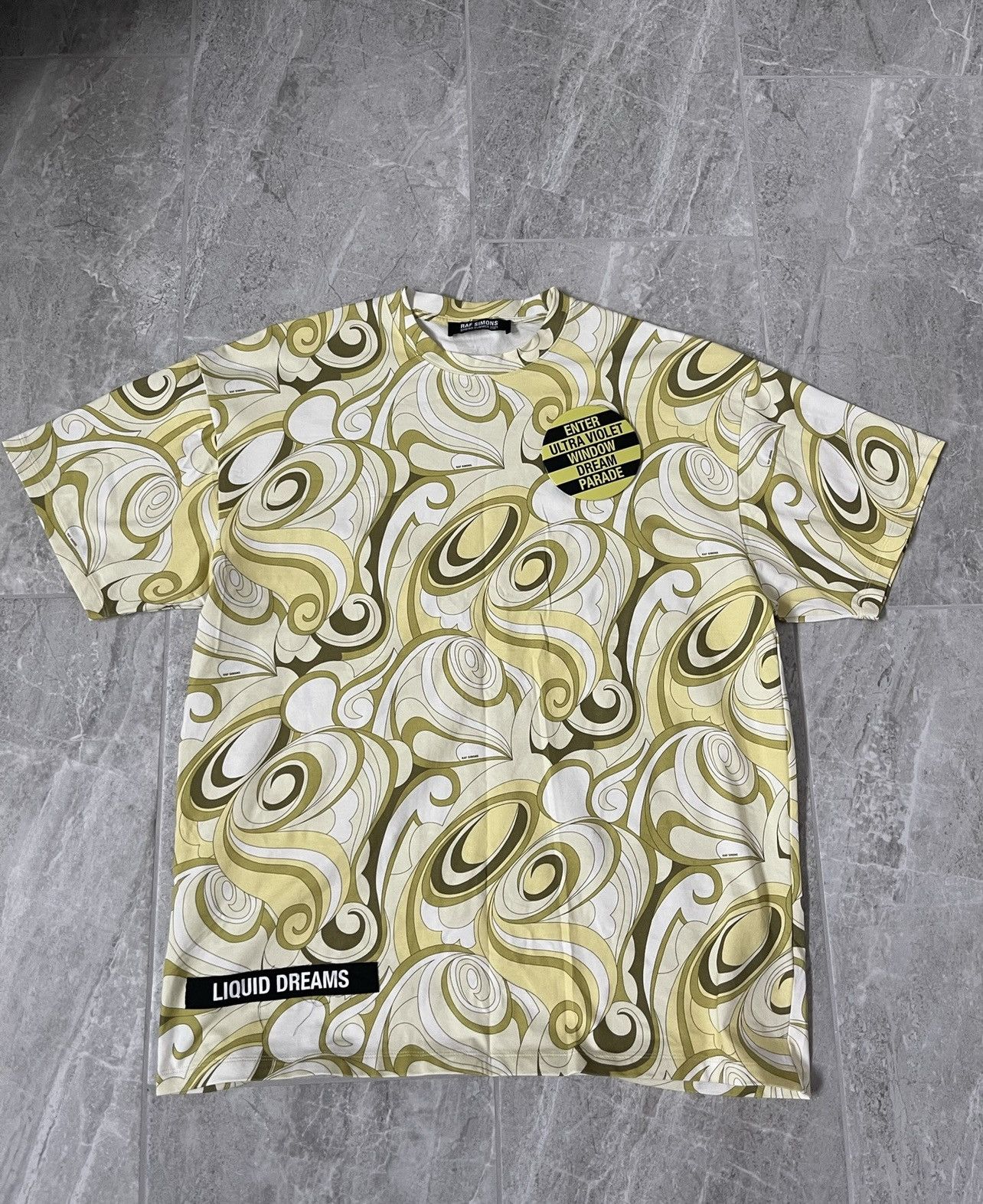 Raf Simons Raf Simons 2021 Rare Swirly Print Tshirt | Grailed