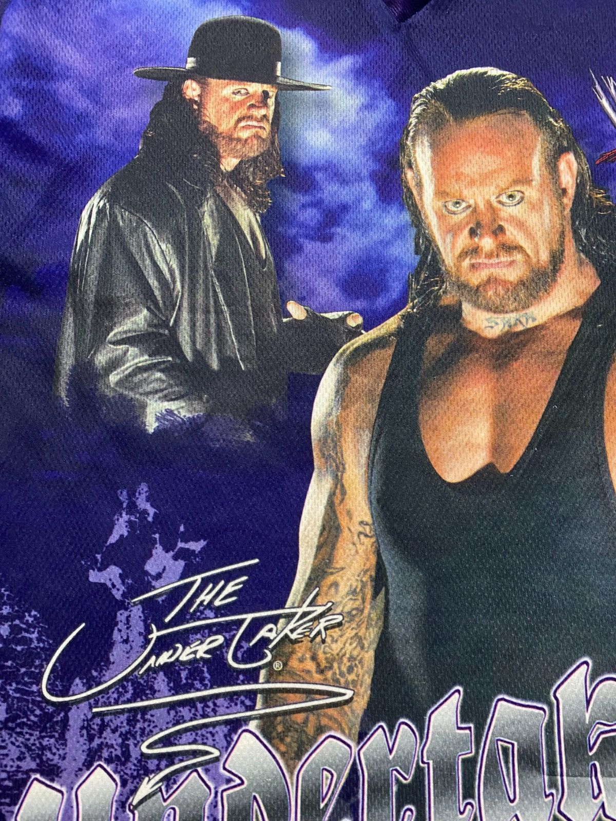 Vintage × Wwe × Wwf Vintage Undertaker Wrestling All Over Print T-Shirt ...