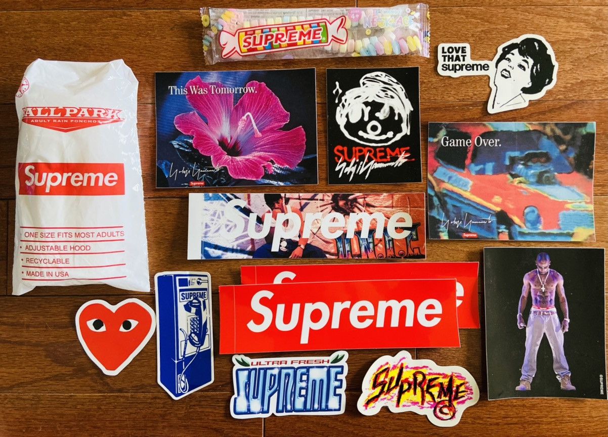 Supreme Supreme sticker and accessory lot | Grailed