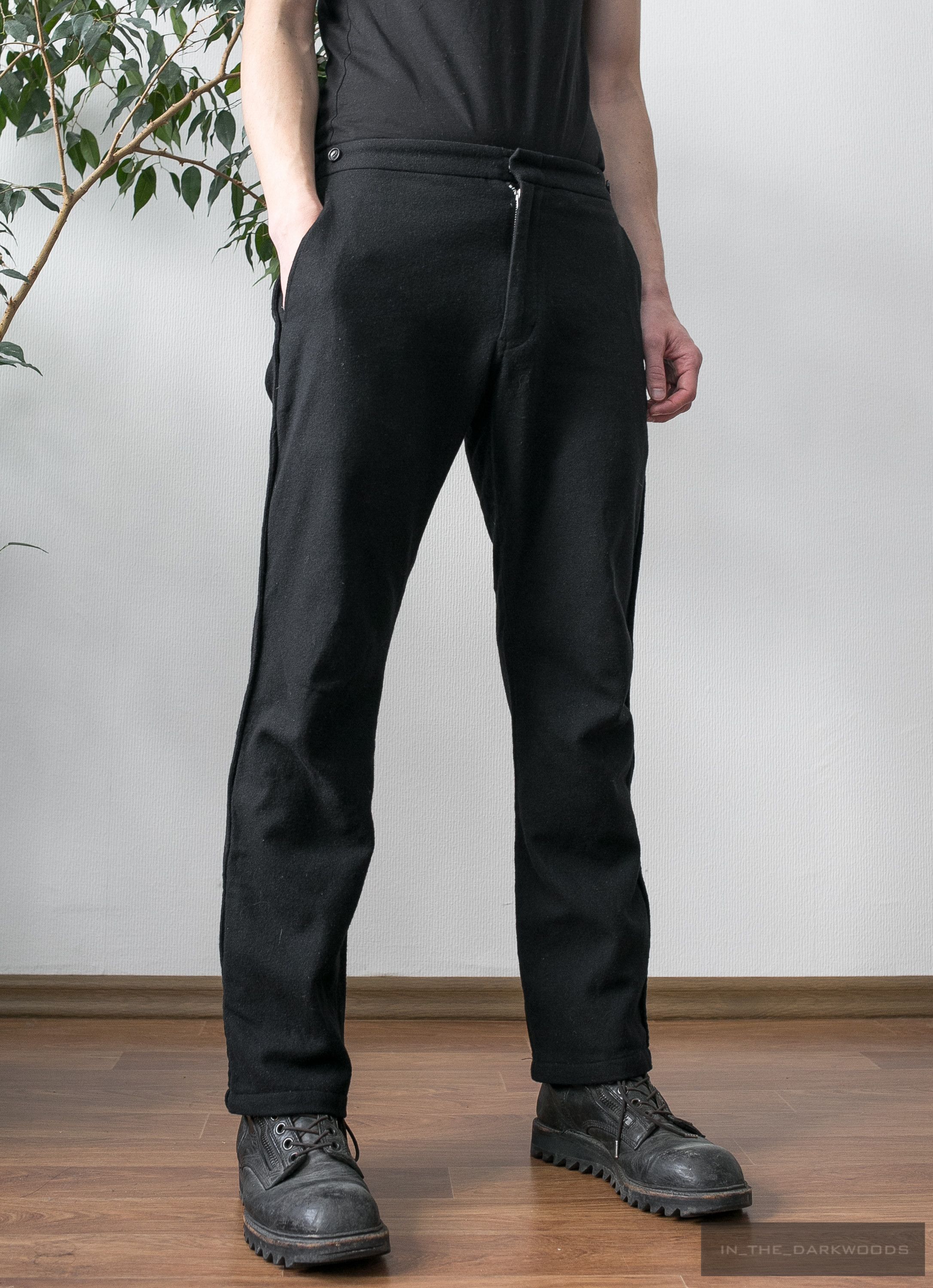 Comme Des Garcons Homme Plus × Comme des Garcons Homme 2005AW wool pants | Grailed