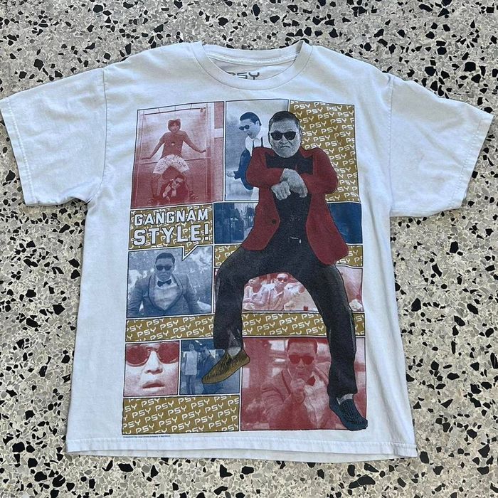 Vintage VINTAGE Y2K PSY GANGNAM STYLE IRONY CORE T-SHIRT | Grailed