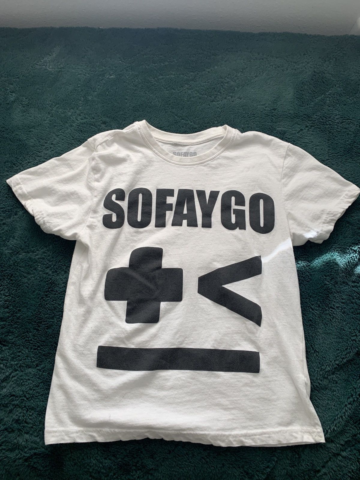 Band Tees × Hype × Travis Scott Sofaygo Impact tee White | Grailed