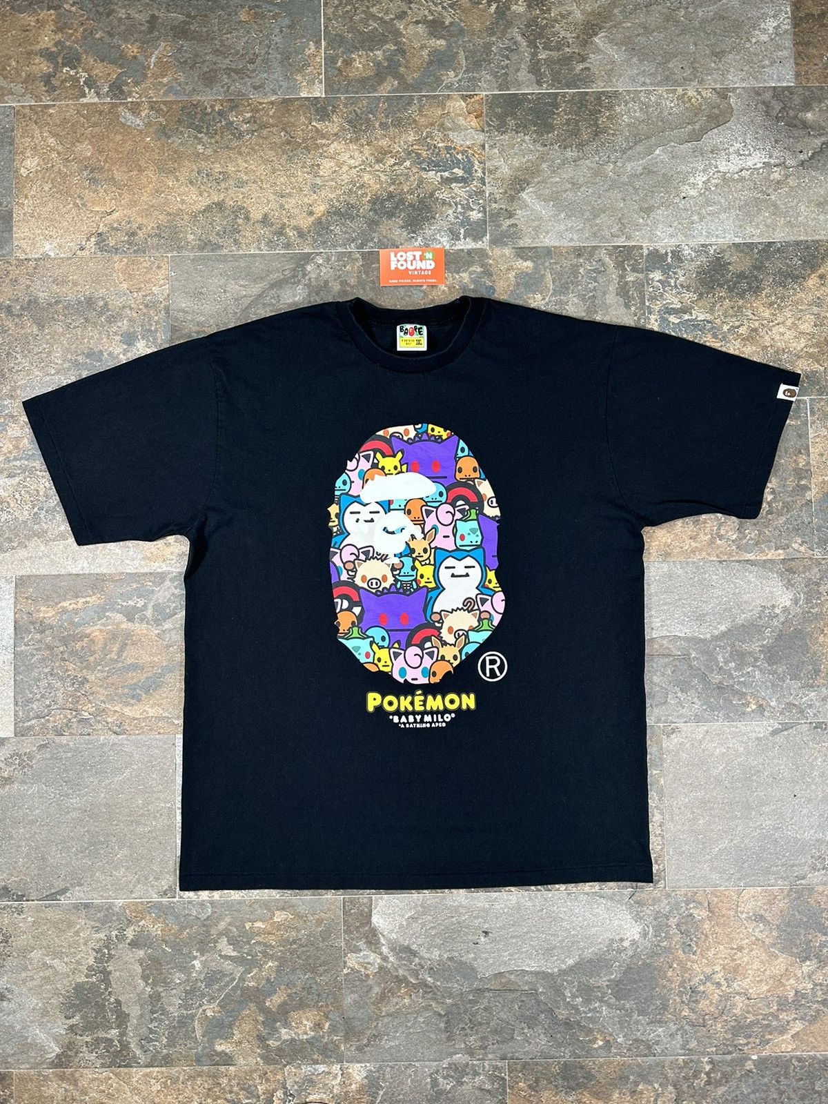 Bape × Nintendo × Pokemon SS21 Bape Pokémon Baby Milo Ape Head #11 Tee ...