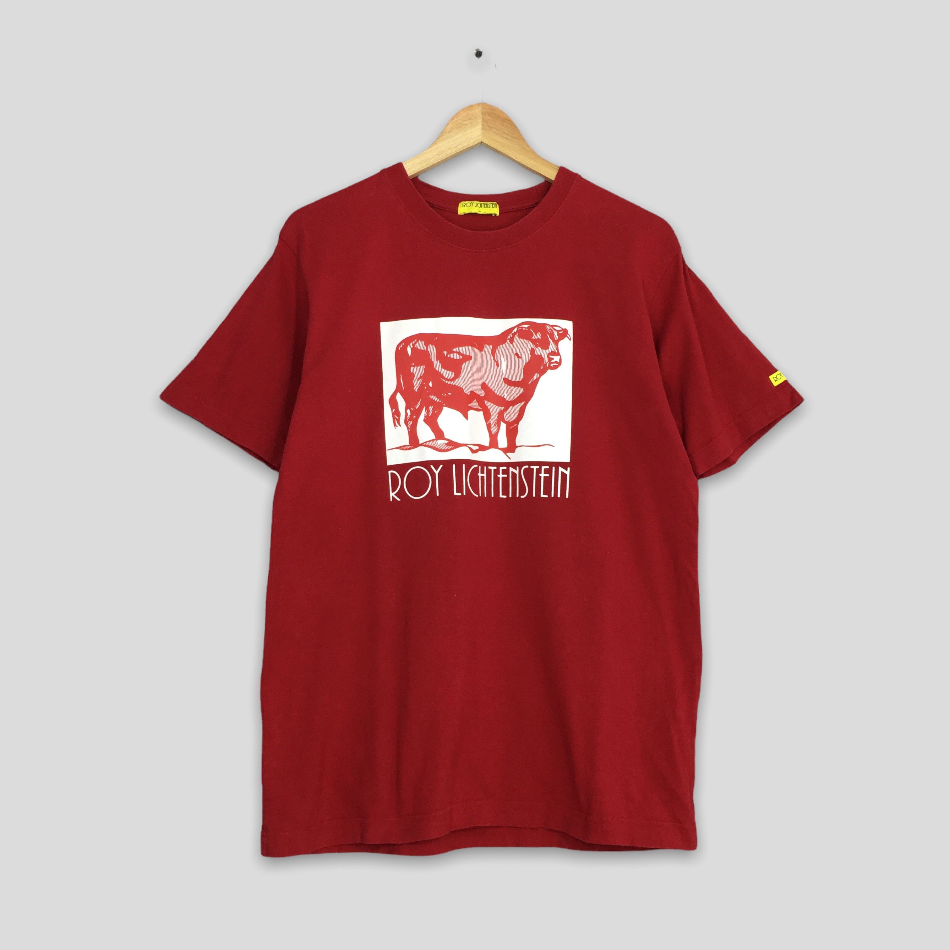 Art Vintage Roy Lichtenstein Bulls 1973 artwork T shirt Large | Grailed