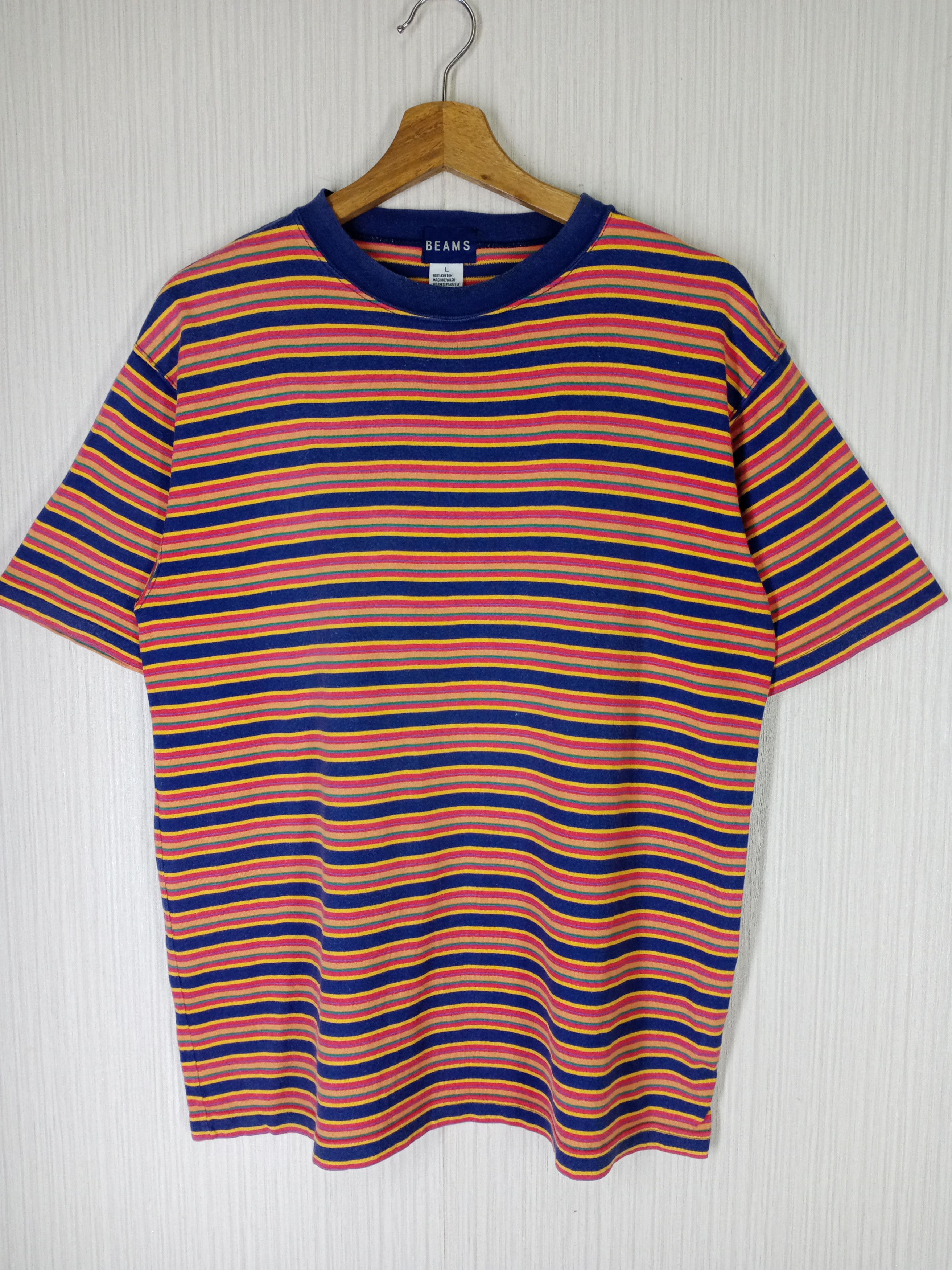 Beams Plus Rare Vintage Beams Striped Tshirt | Grailed