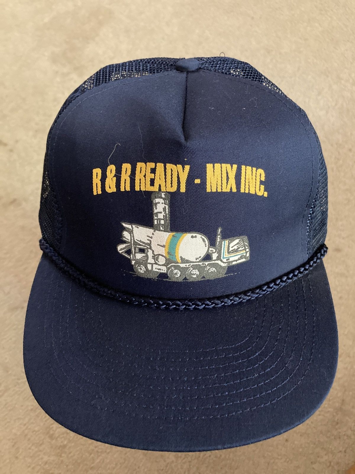 Vintage R&R Ready Mix Inc Concrete Trucker Hat Snapback Flatbill | Grailed