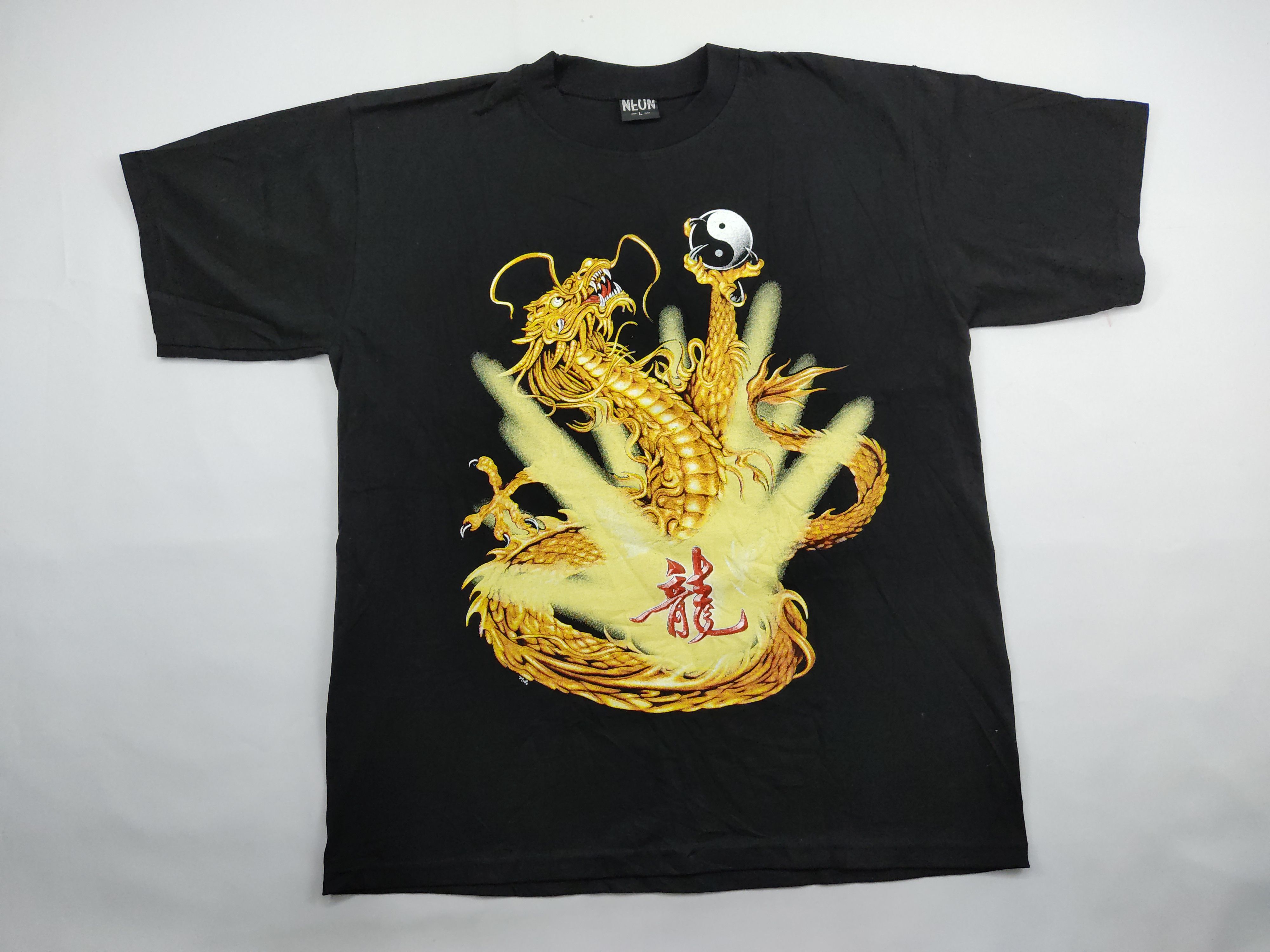 Art × Streetwear × Vintage Yin Yan Art Dragon Logo Tattoo Unisex Tee By ...