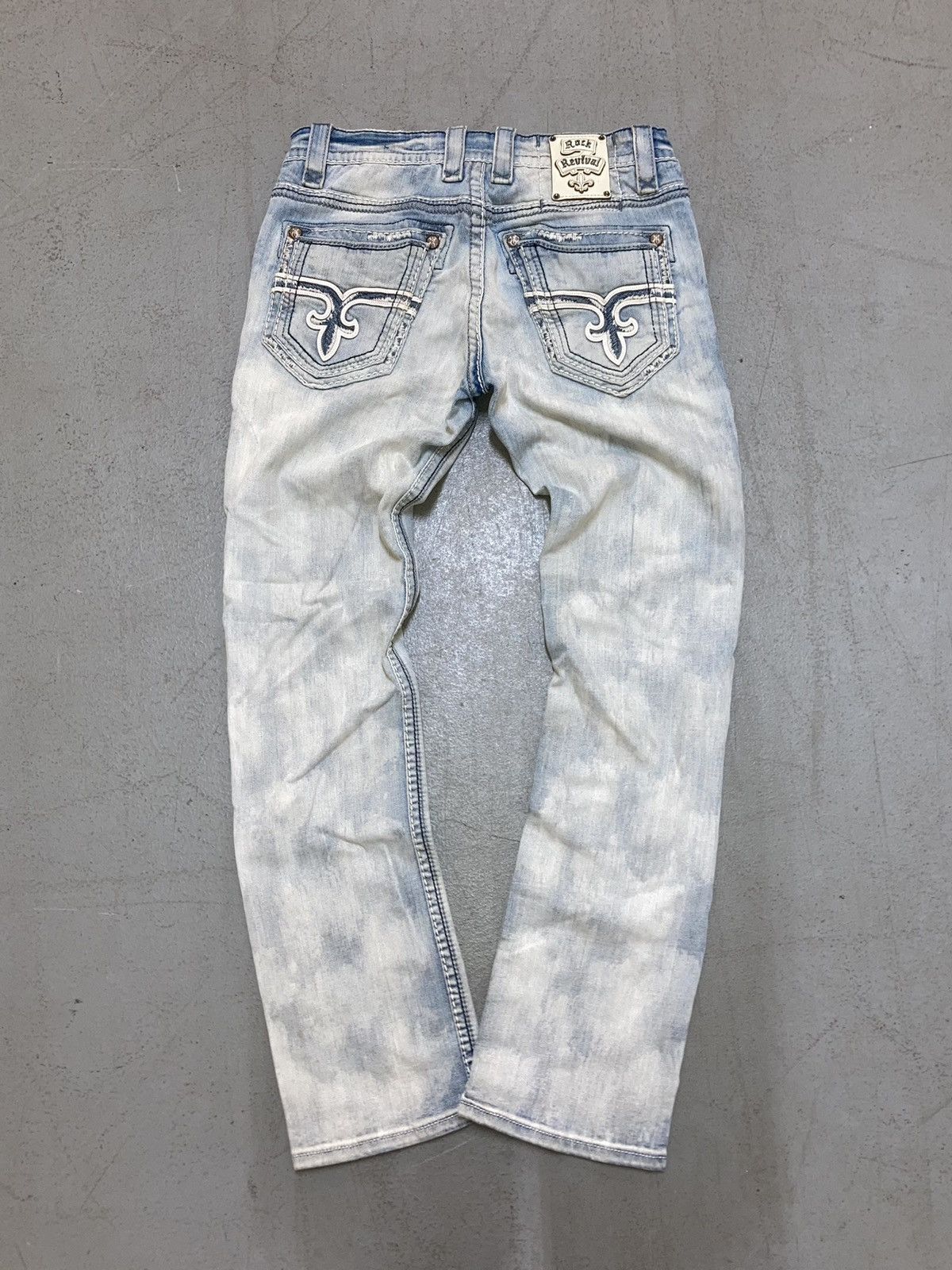 Affliction × Rock Revival × Streetwear CRAZY Y2K ROCK REVIVAL AFFLCITION FADED MALL GOTH JEANS ...